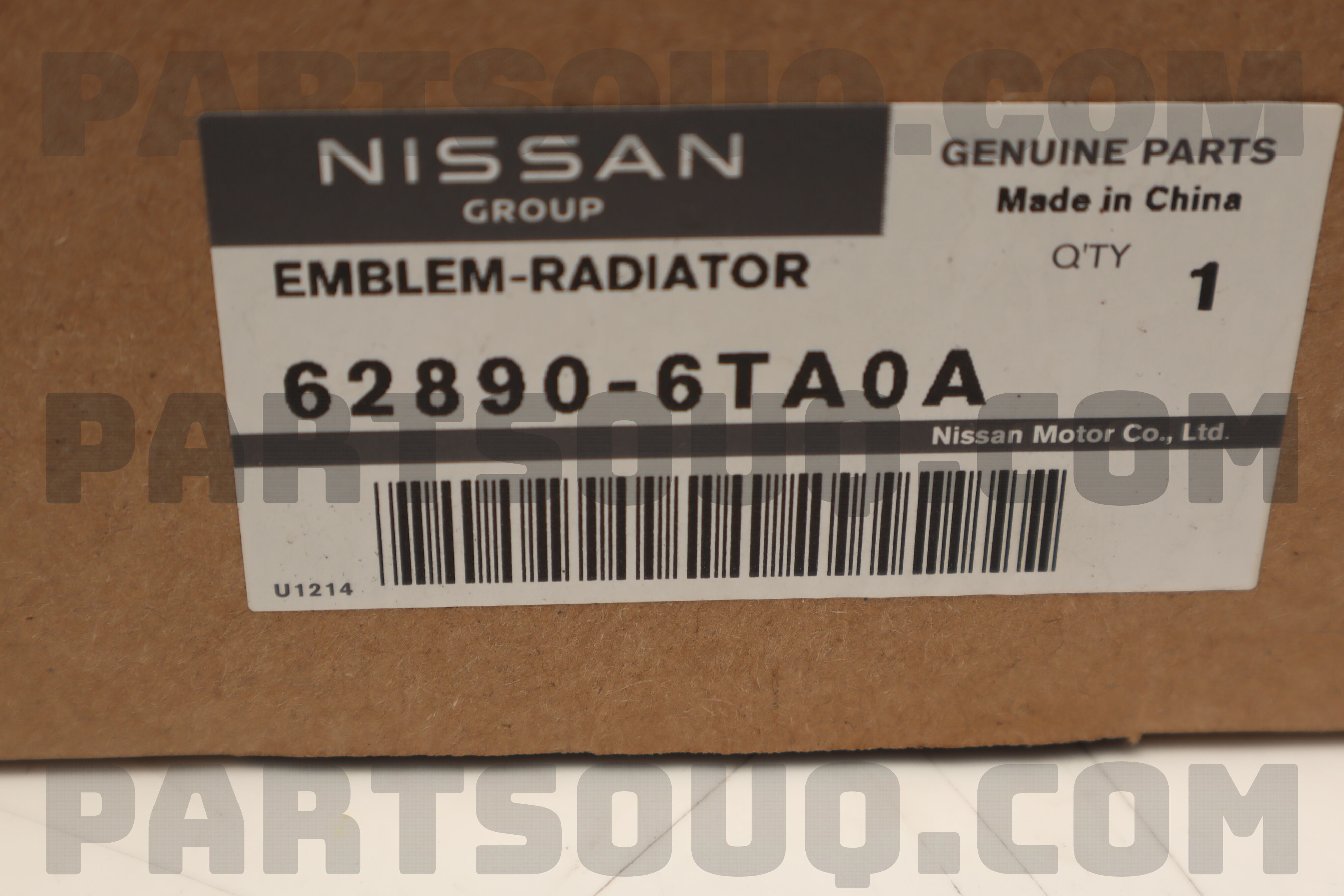 EMBLEM-RADIATOR 628906TA0A | Nissan Parts | PartSouq