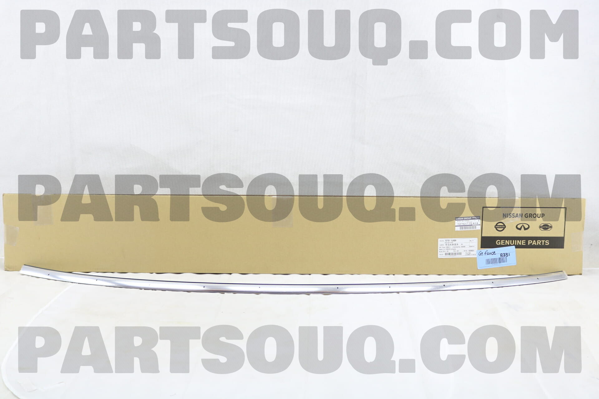 MOULDING-WINDSHIELD UPPER,CENTER 727511LA0A | Nissan Parts | PartSouq