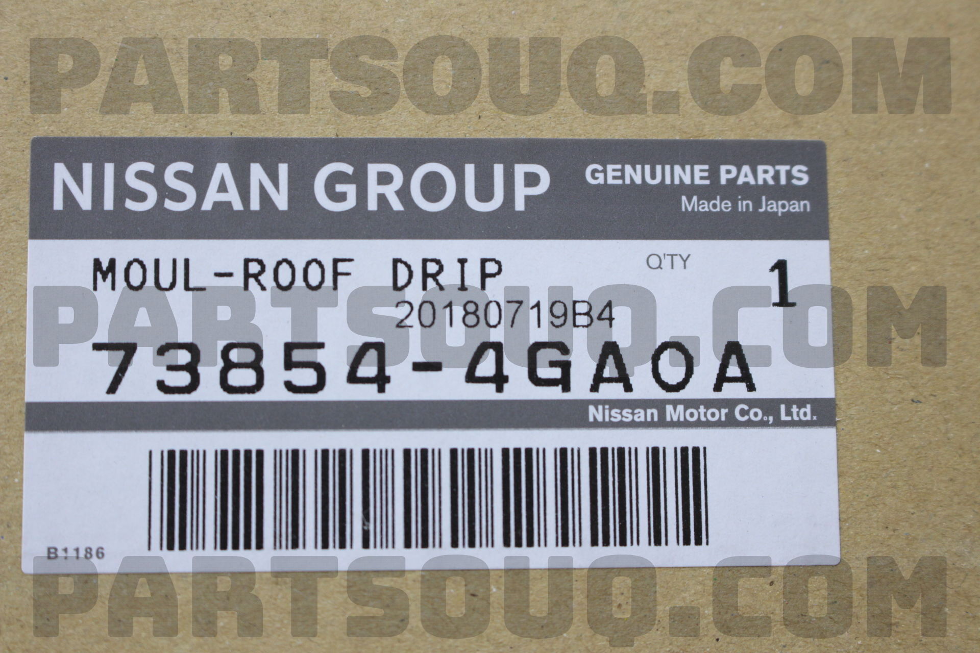 MOUL-ROOF DRIP 738544GA0A | Nissan Parts | PartSouq