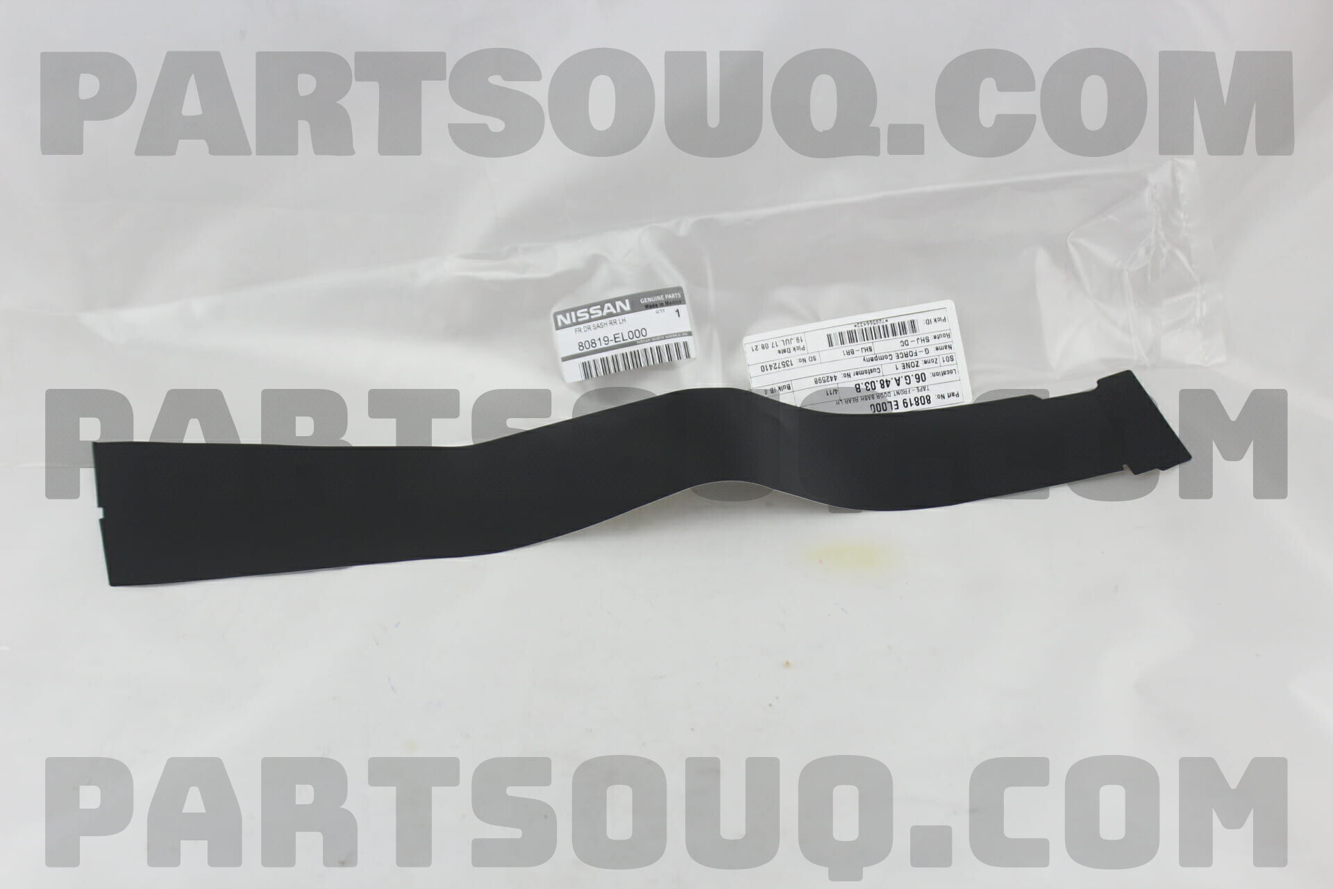 TAPE-FRONT DOOR SASH REAR,LH 80819EL000 | Nissan Parts | PartSouq