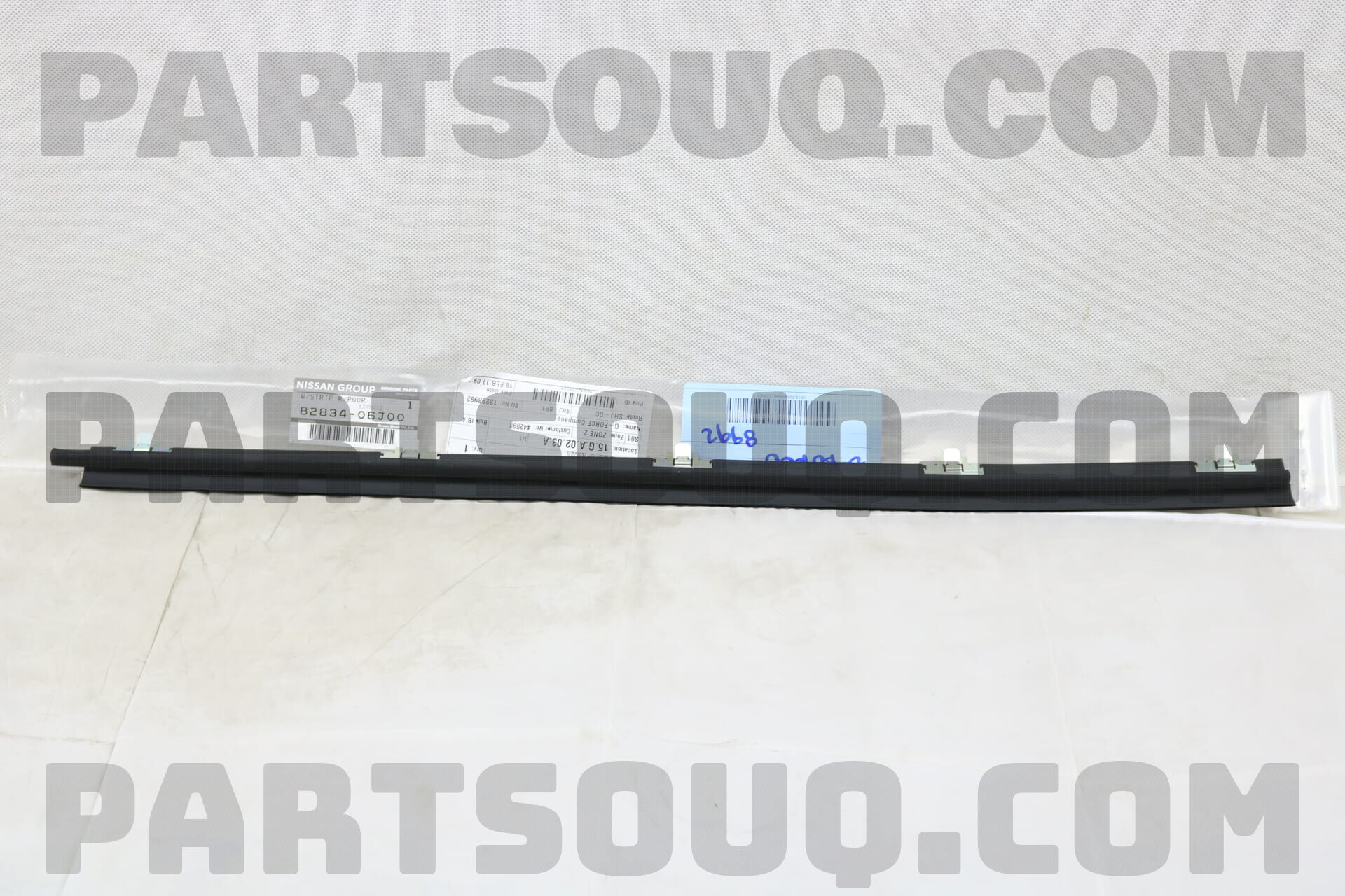 WEATHERSTRIP-REAR DOOR INSIDE,RH 8283406J00 | Nissan Parts | PartSouq