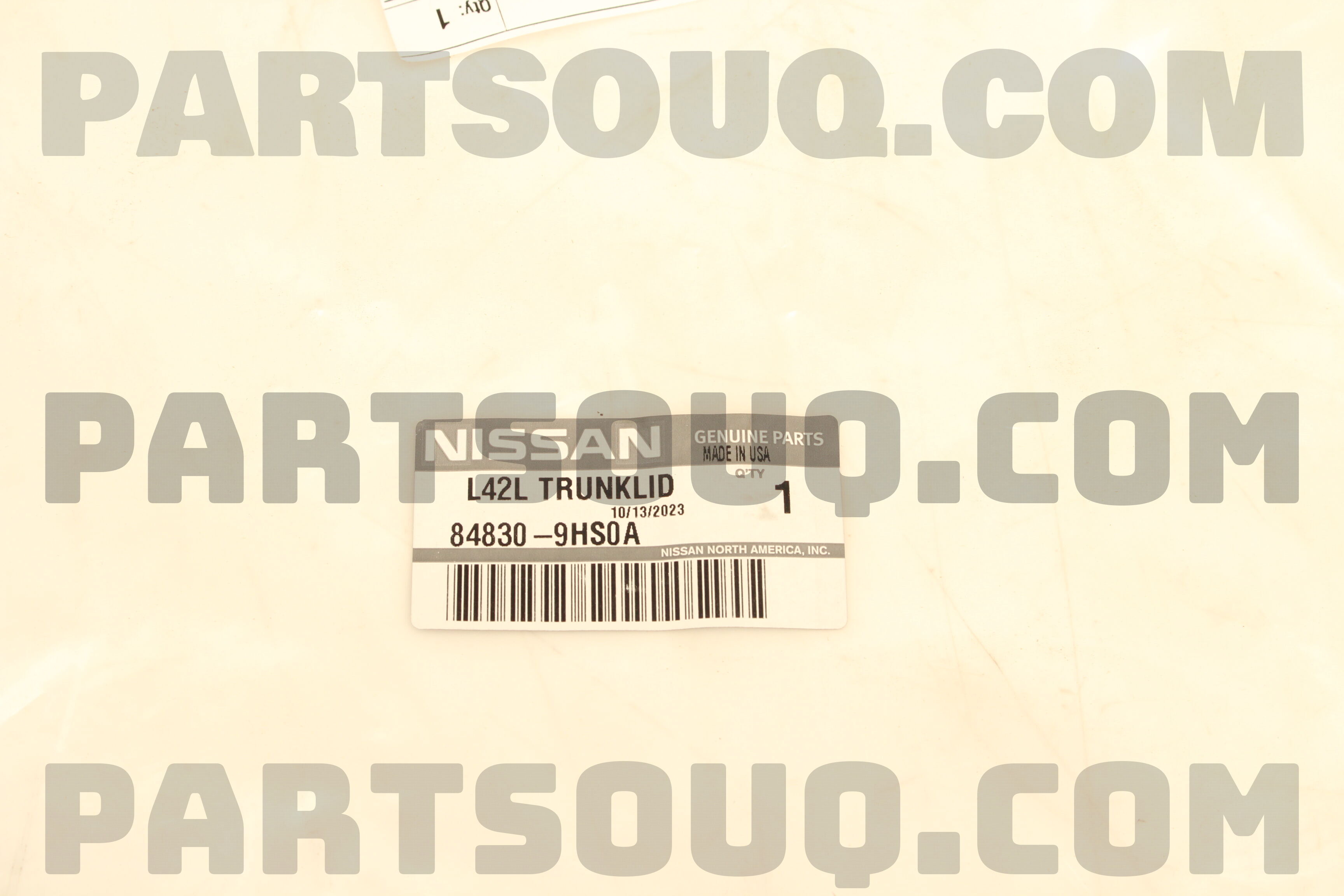 WSTRIP TRUNK LI 848303TA0C | Nissan Parts | PartSouq