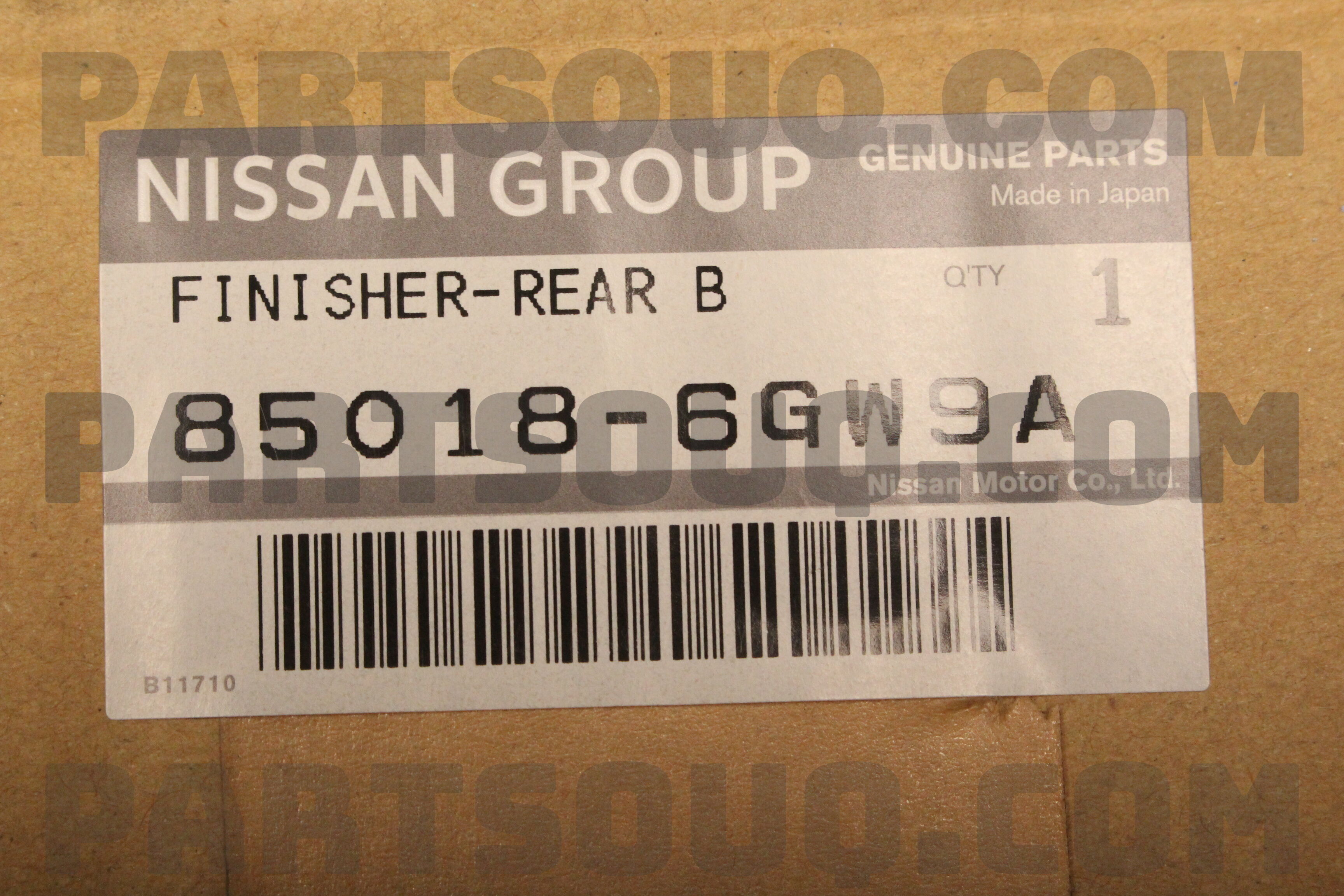 FINISHER-REAR B 850186GW9A | Nissan Parts | PartSouq