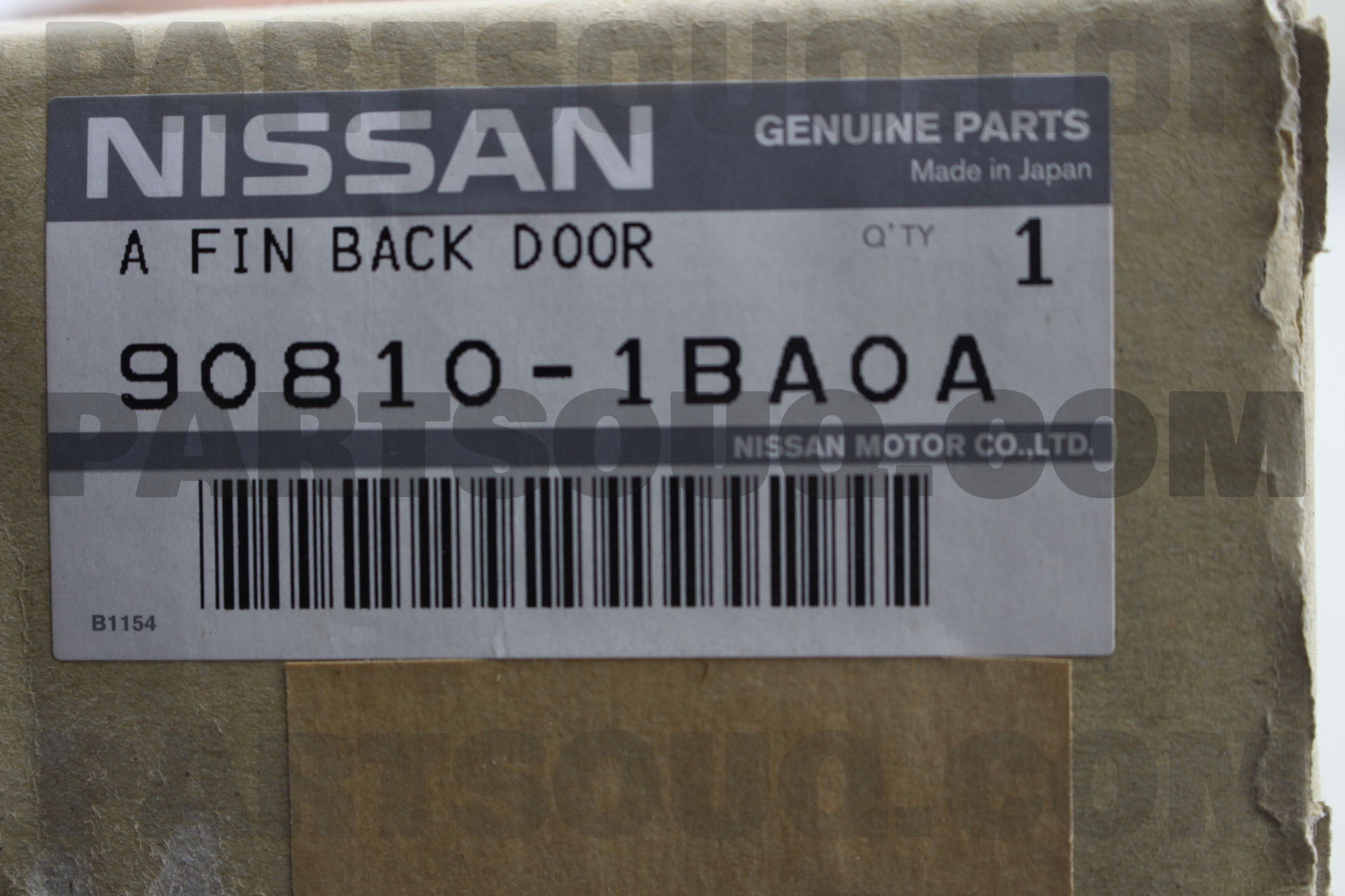 FINISHER ASSY-BACK DOOR 908101BA0A | Nissan Parts | PartSouq
