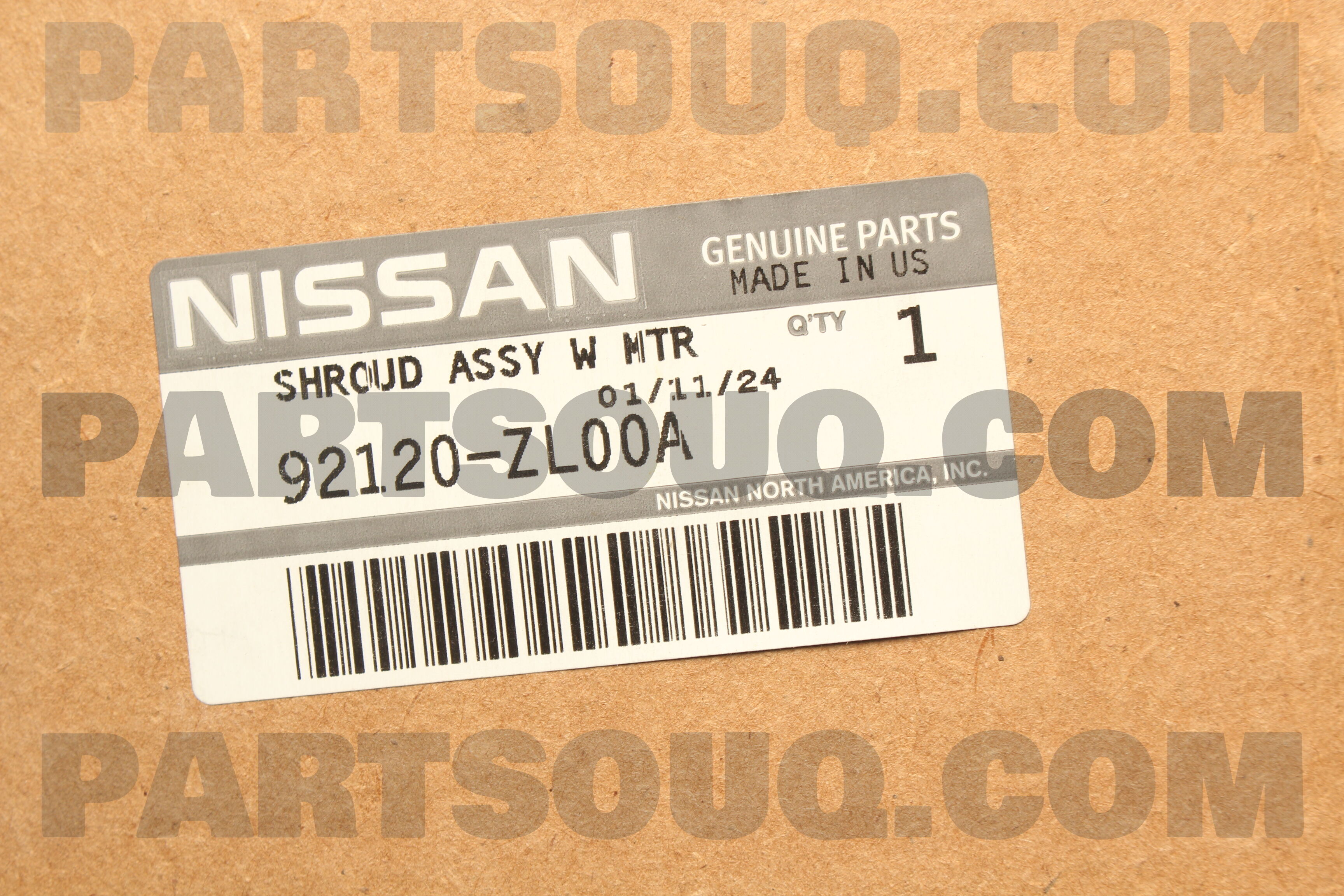 FAN & MOTOR ASSY-CONDENSER 92120ZP50A | Nissan Parts | PartSouq