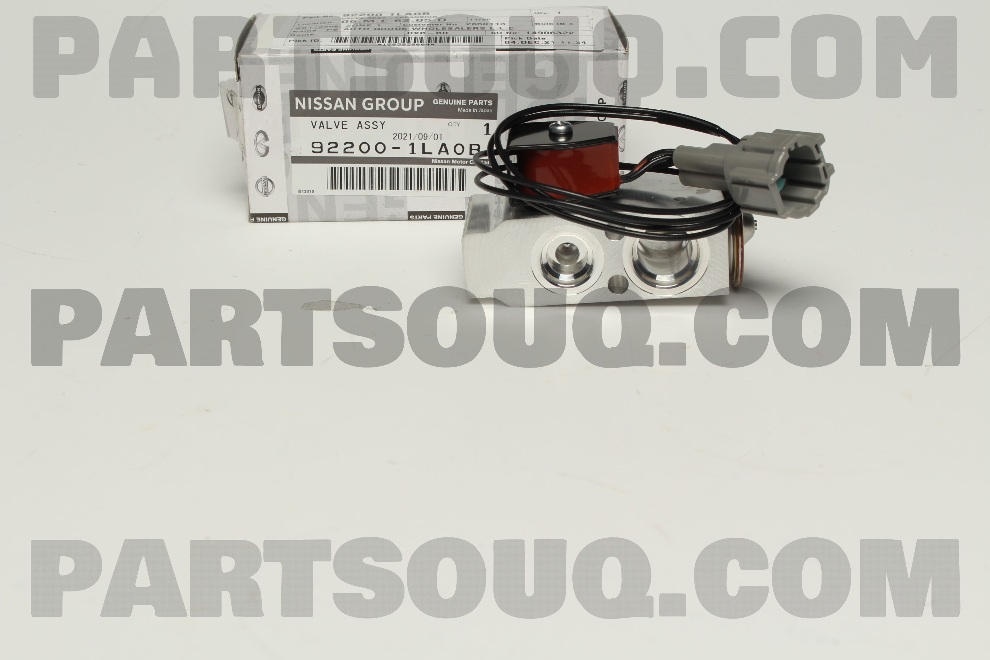 VALVE ASSY-EXPANSION 922001LA0B | Nissan Parts | PartSouq