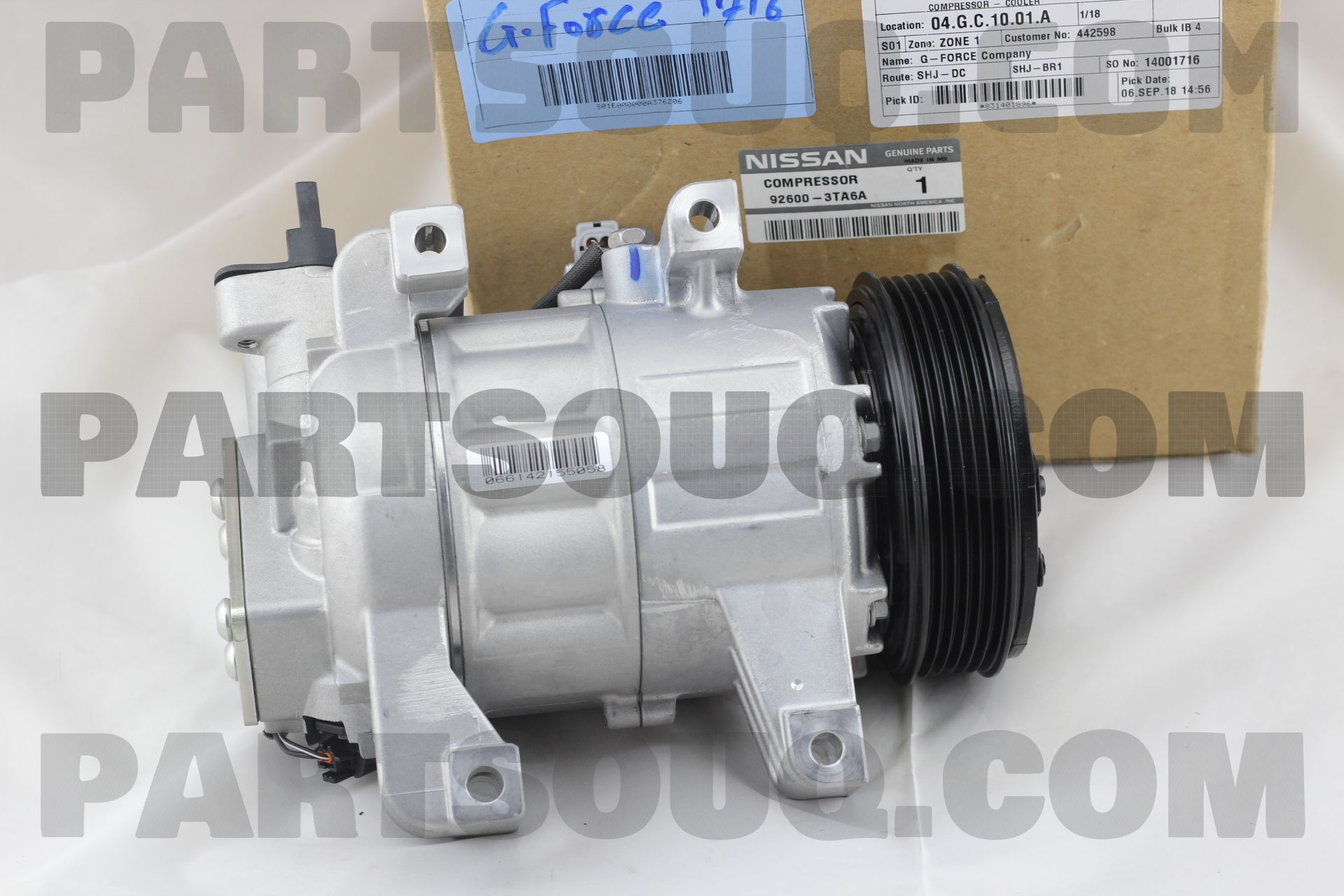 COMPRESSOR - COOLER 926003TA6A | Nissan Parts | PartSouq