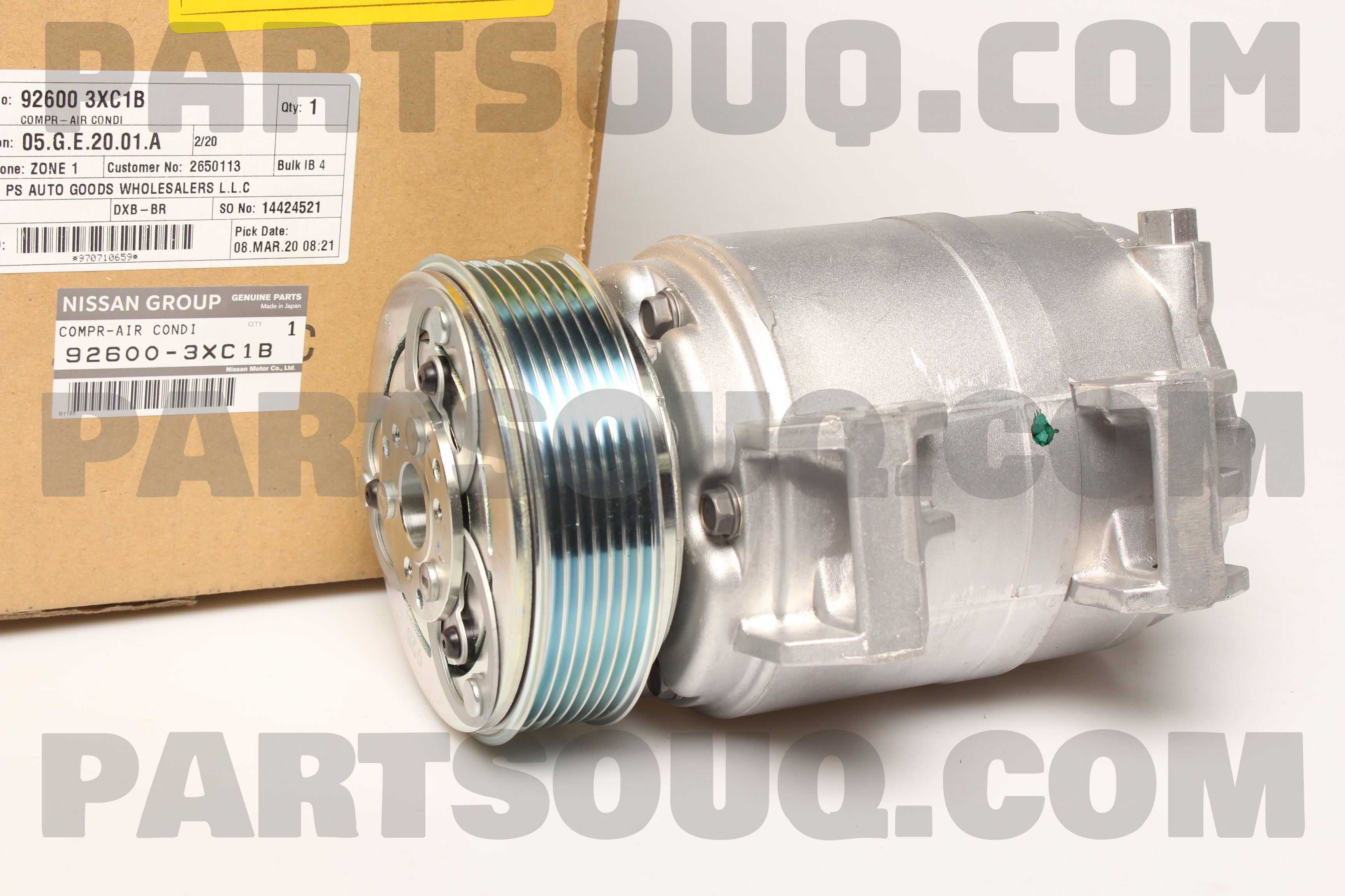 COMPR-AIR CONDI 926003XC0B | Nissan Parts | PartSouq