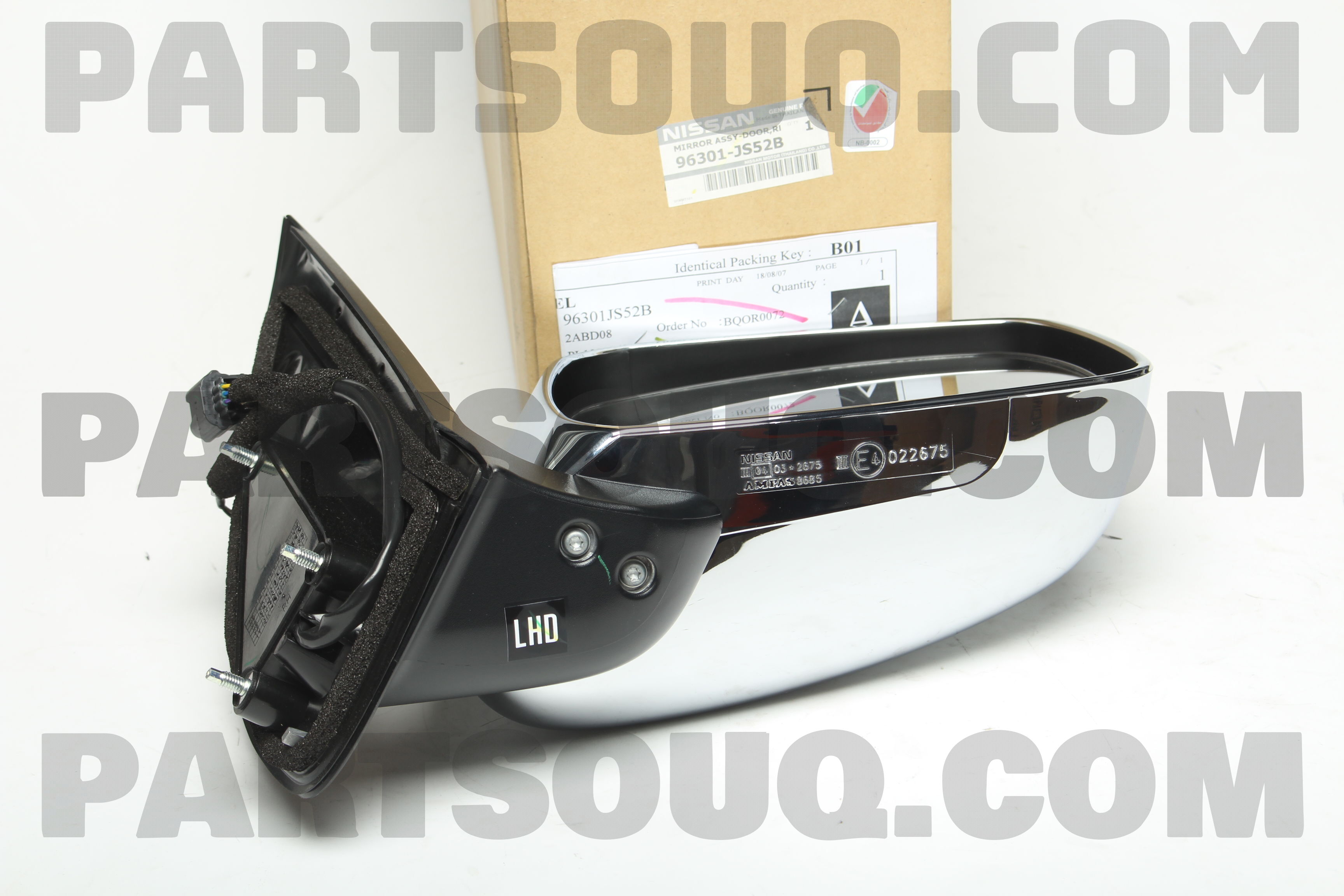 MIRROR ASSY-DOOR,RH 96301JS52B | Nissan Parts | PartSouq