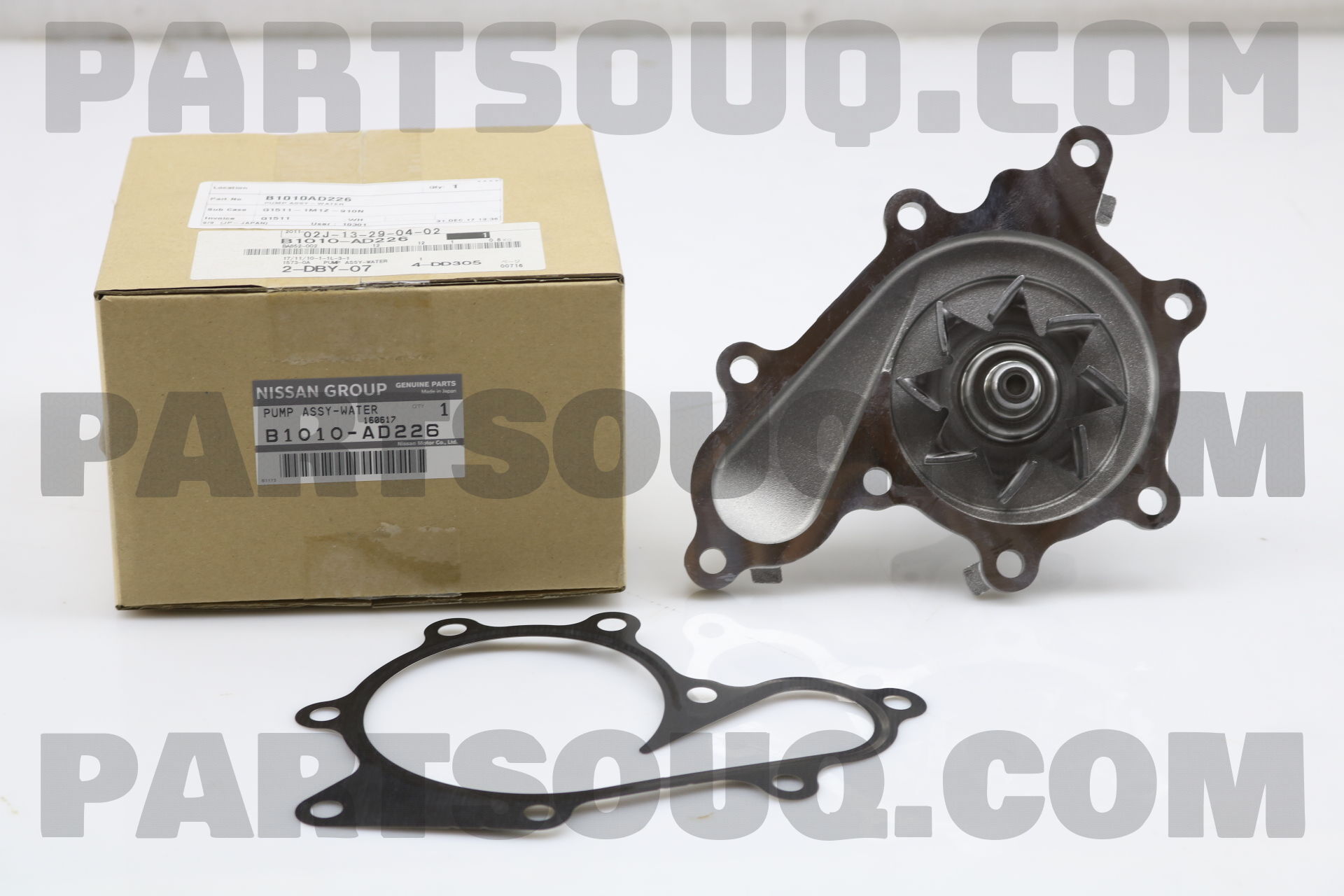 WATER PUMP B1010-AD226,21010-AD200,21010-AD225 NI SR20VT X-TRAIL 200109 ...
