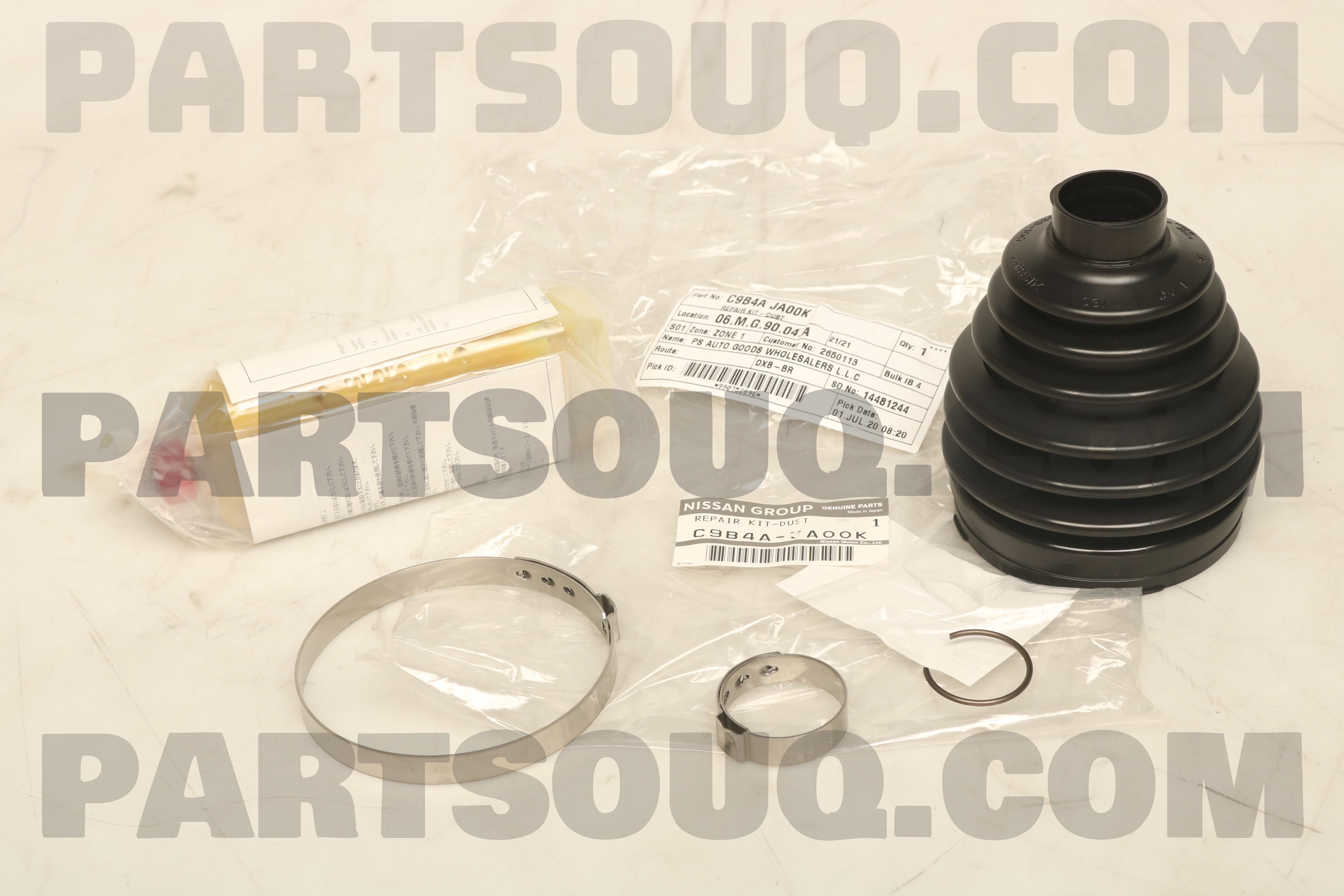 REPAIR KIT-DUST BOOT,OUTER C9B41JA00A | Nissan Parts | PartSouq