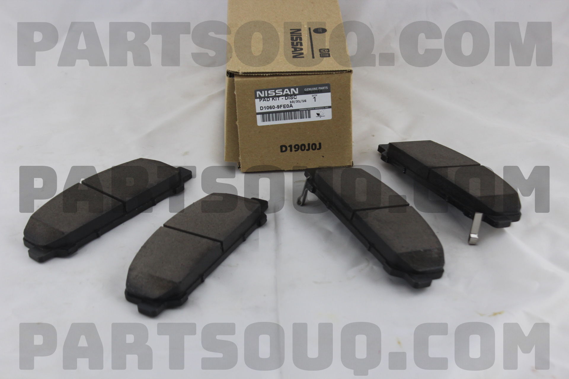 PAD KIT-DISC BRAKE D10609FE0A | Nissan Parts | PartSouq
