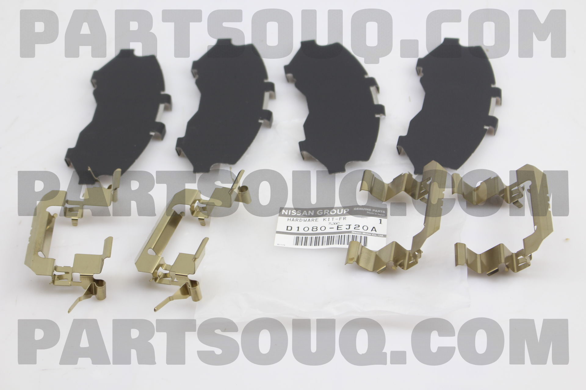 HARDWARE KIT-FRONT DISC BRAKE PAD D1080EJ20A | Nissan Parts | PartSouq