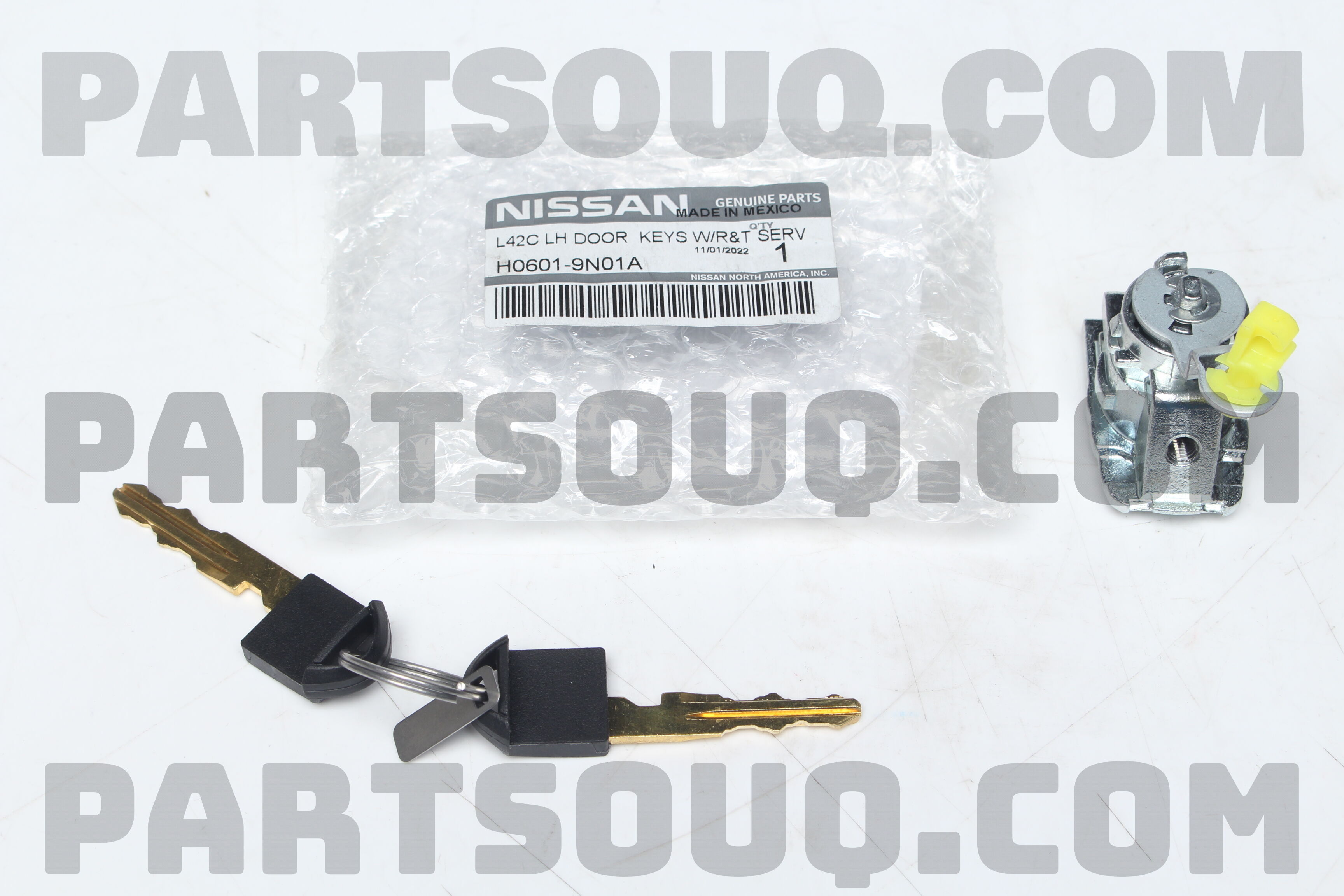 CYLINDER SET-DOOR LOCK,LH H06019N01A | Nissan Parts | PartSouq
