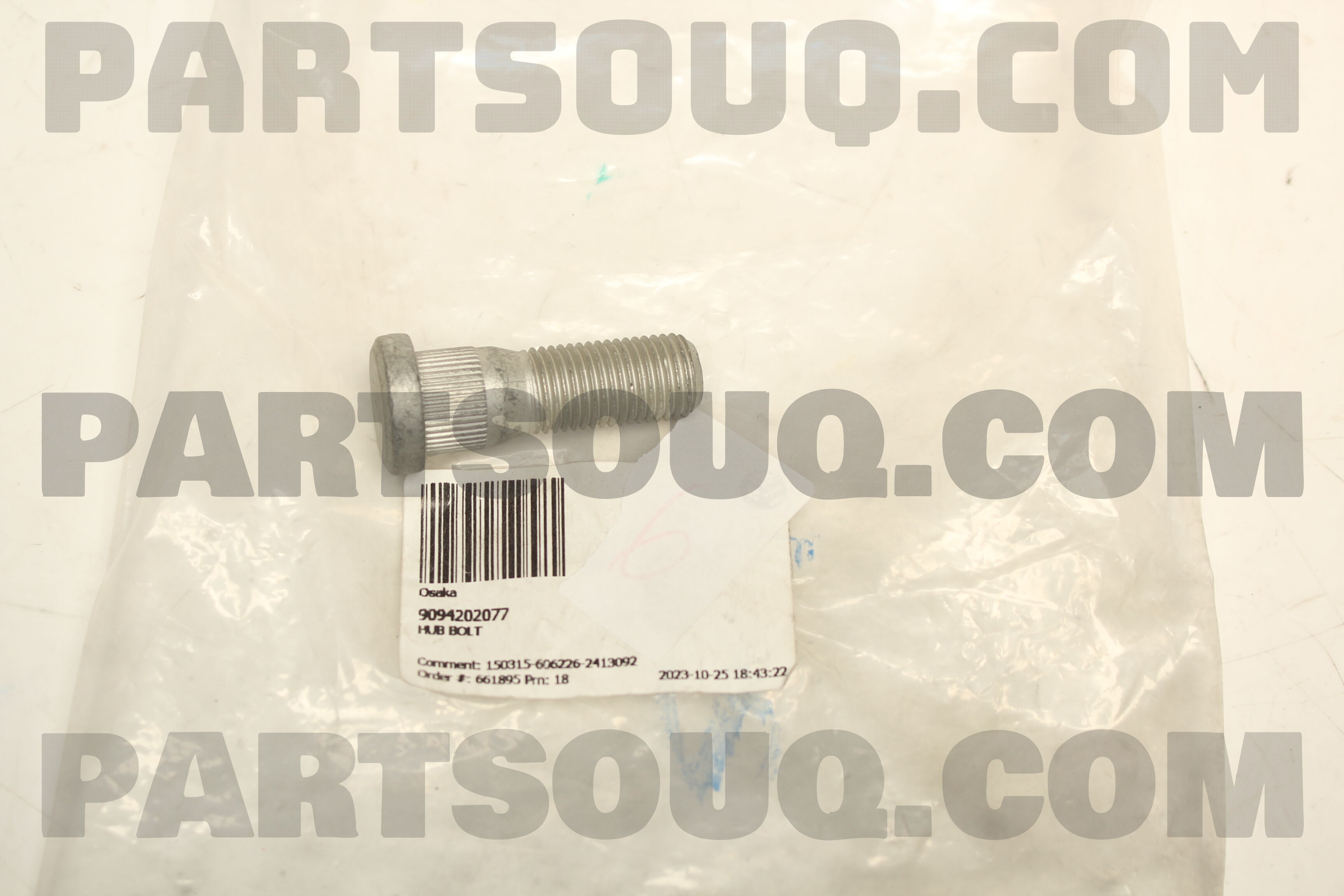 BOLT, HUB (FOR FRONT AXLE), RH/LH 9094202030 | Toyota Parts | PartSouq