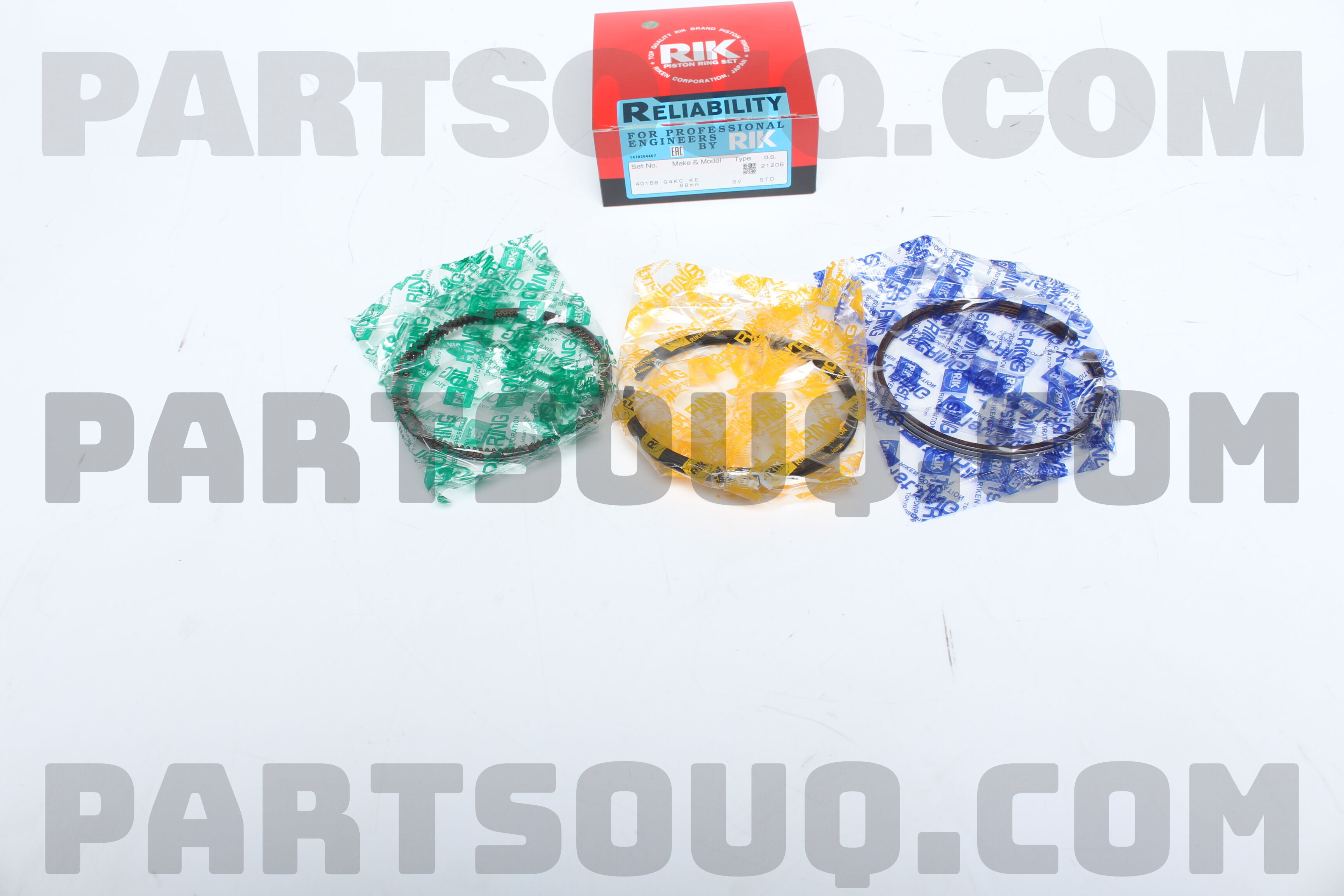 RING PISTON STD G4KC/KE THETAII 2.4 FORTE SONATA 40168STD | RIK Parts ...