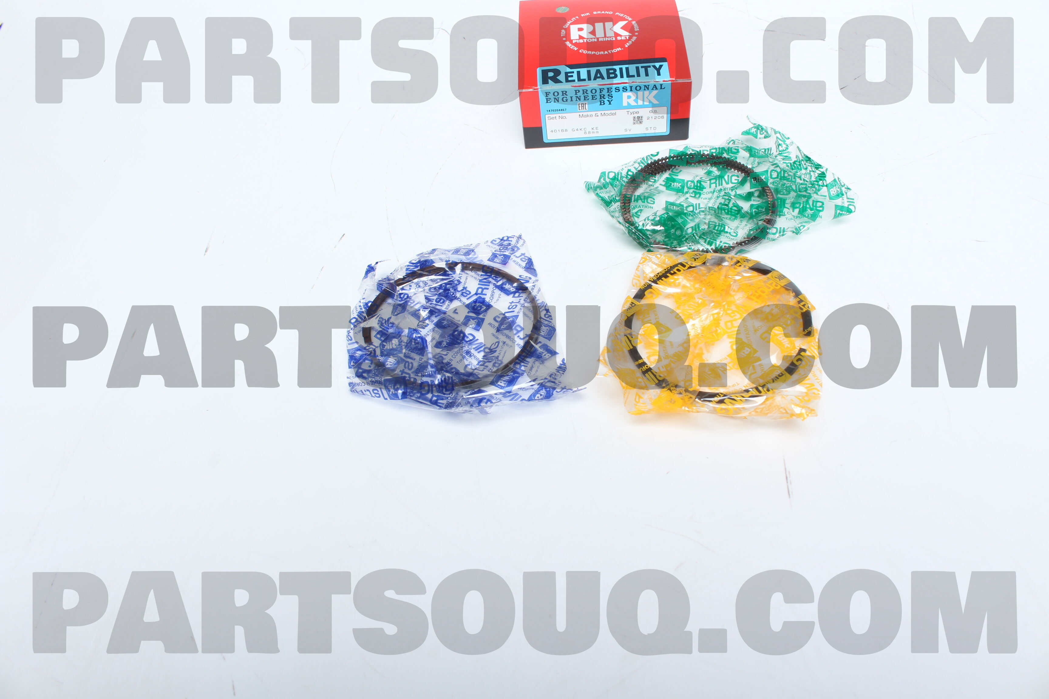 RING PISTON STD G4KC/KE THETAII 2.4 FORTE SONATA 40168STD | RIK Parts ...