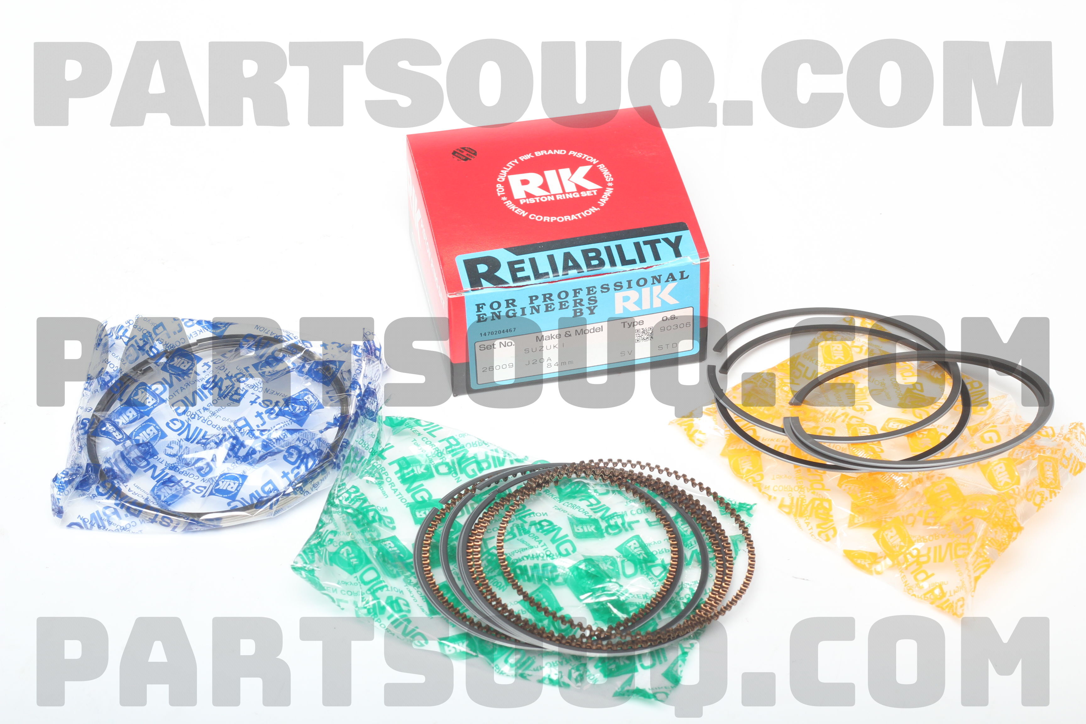 RING SET,PISTON,STD 1214065J00 | Suzuki Parts | PartSouq