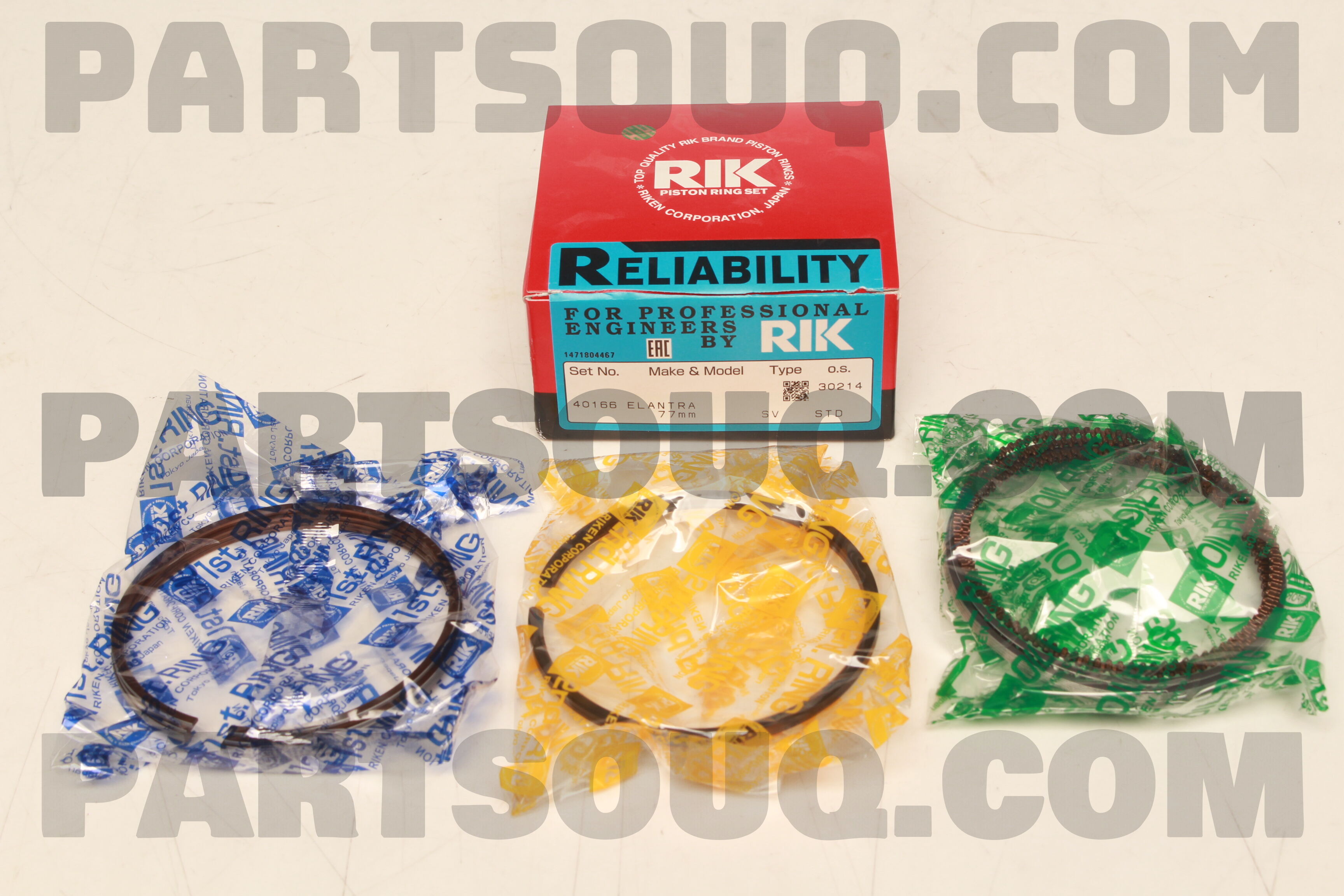 PISTON RING STD SET 230402B000 | NPR Parts | PartSouq