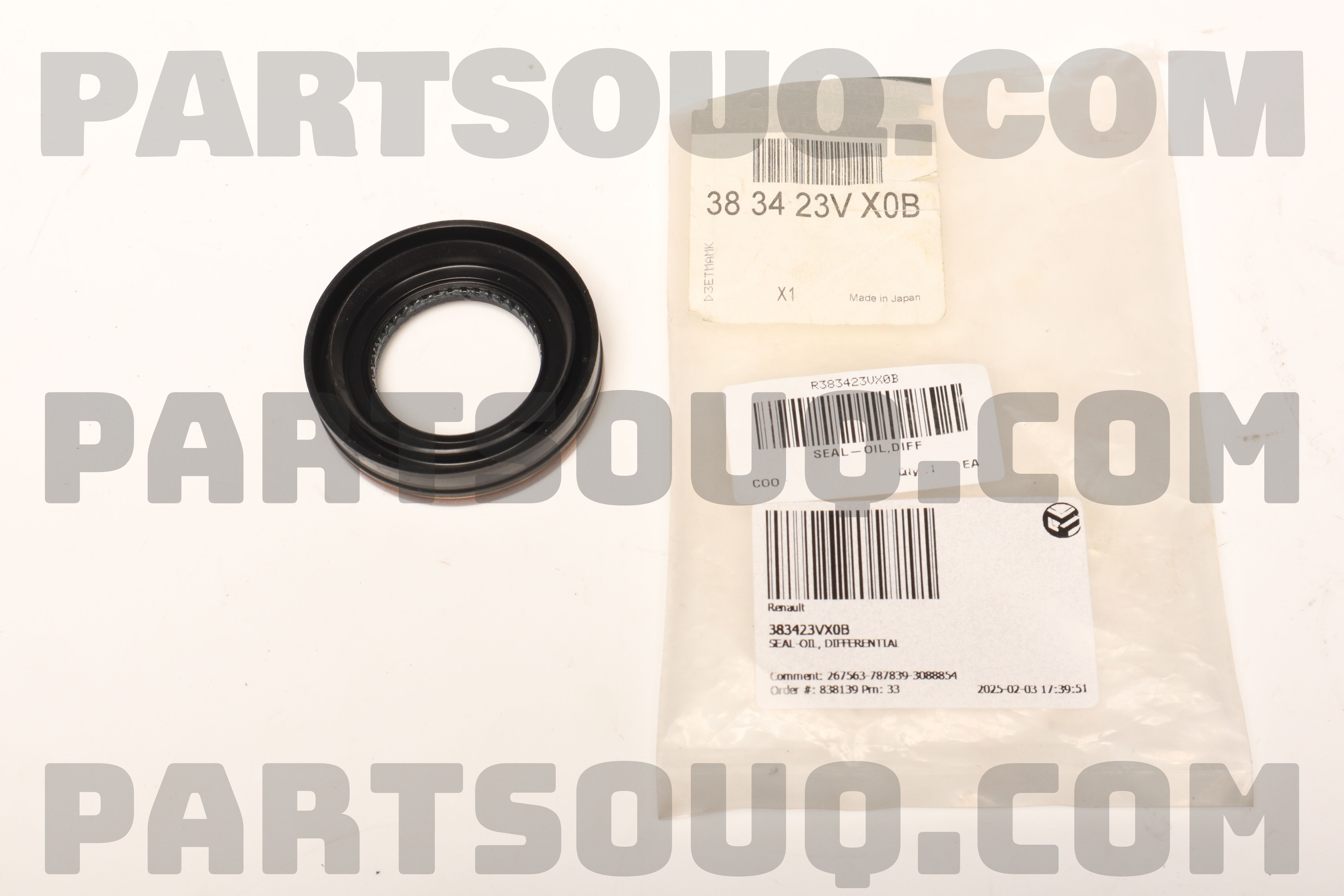 SEAL-OIL, DIFFERENTIAL 383423VX0B | Renault Parts | PartSouq