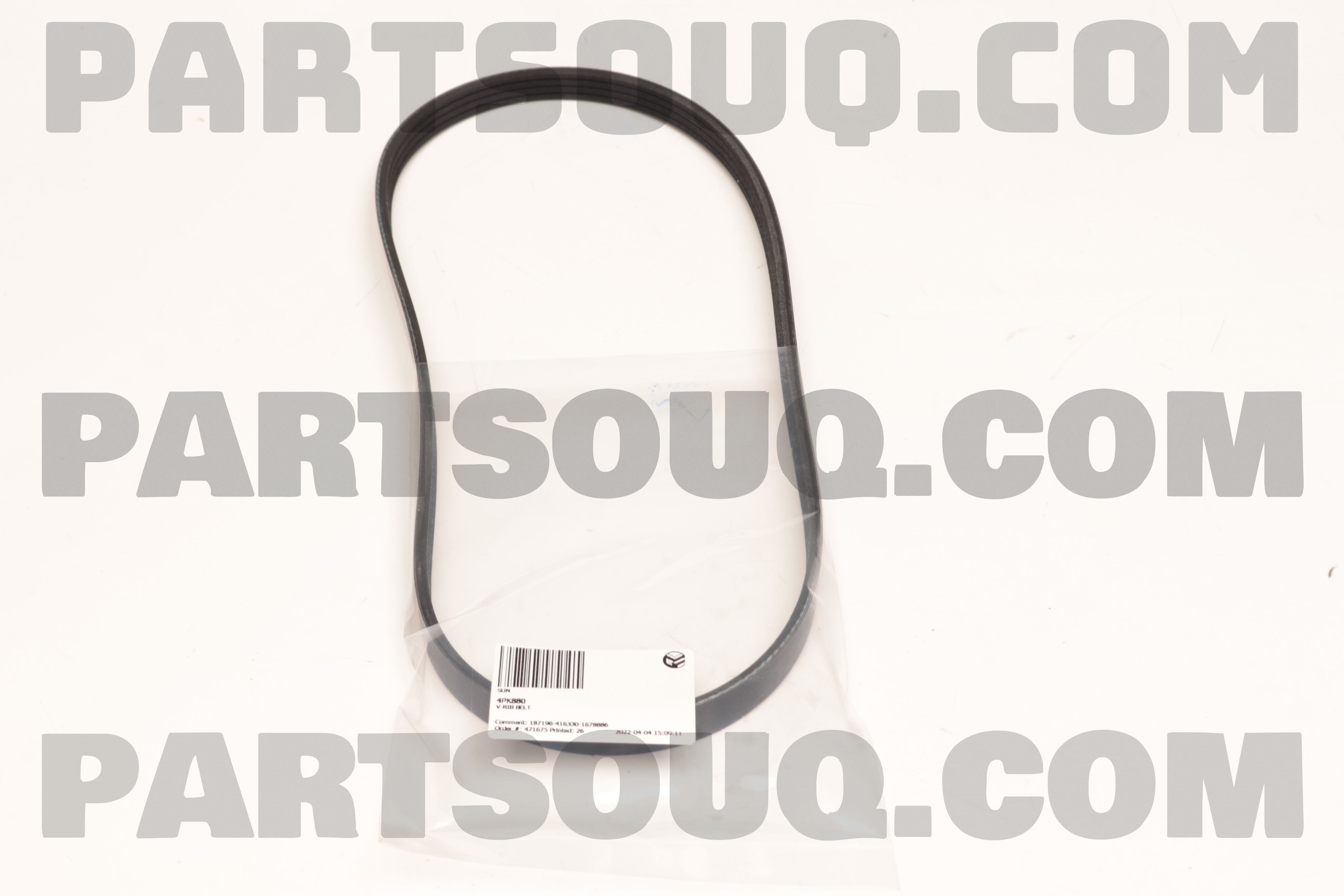 BELT, V (COOLER COMPRESSOR TO CRANKSHAFT PULLEY), NO.1 9936490880 ...