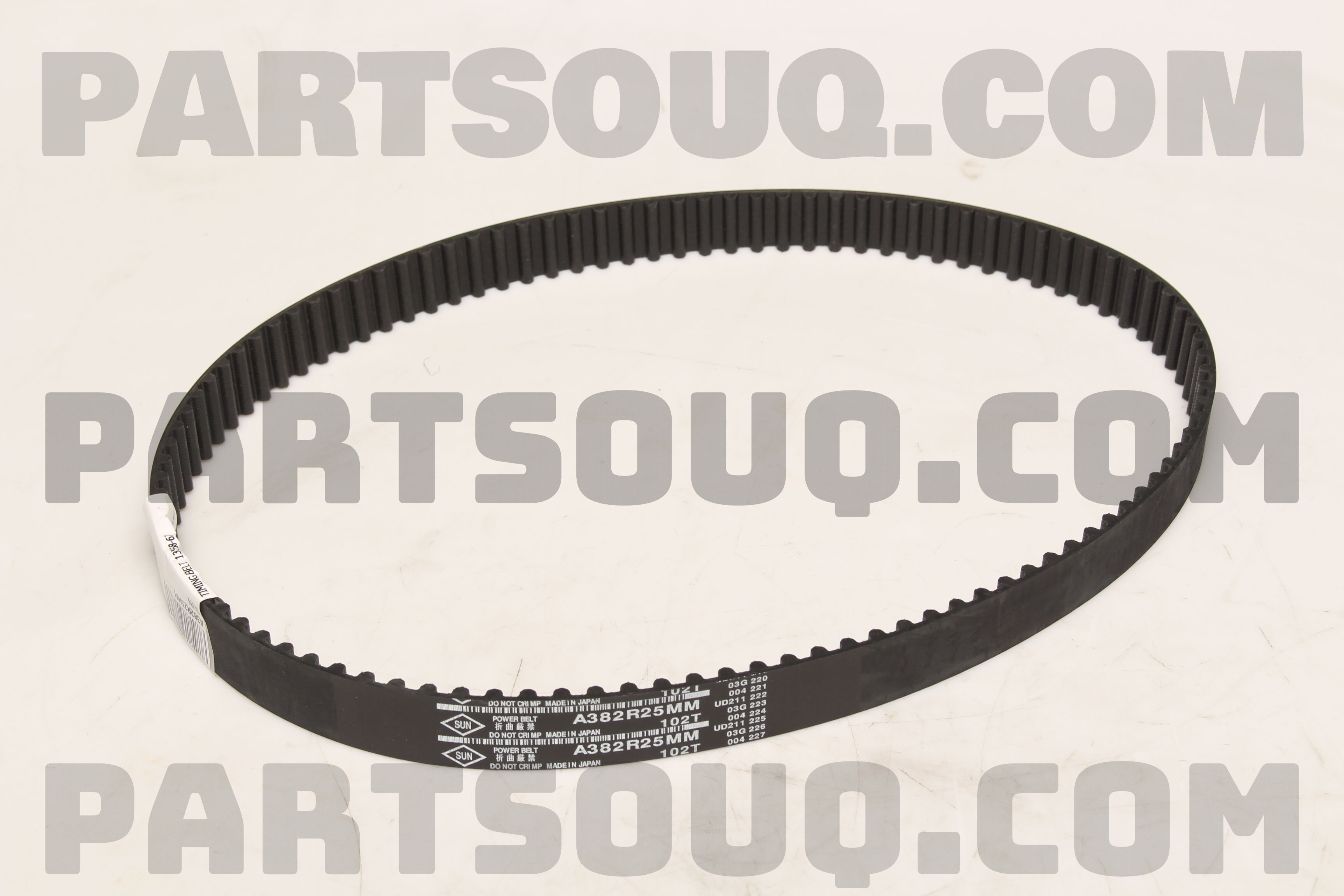 TIMING BELT 13568-67 A382R25MM | SUN Parts | PartSouq
