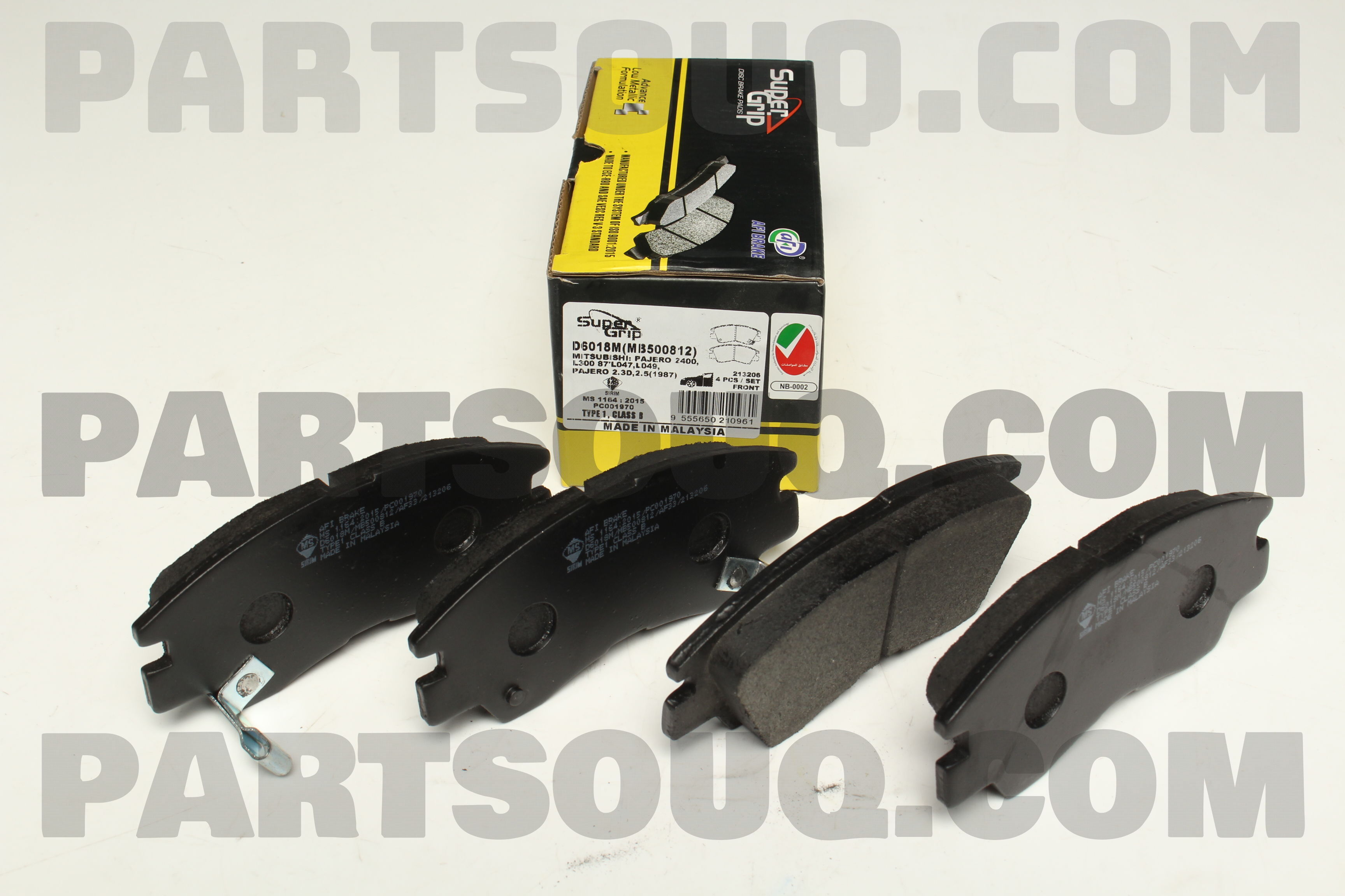 BRAKE PAD FRONT MI DELICA (ALL MODELS) 1986-1995 Hi-Q SP1135 | Hi-Q ...