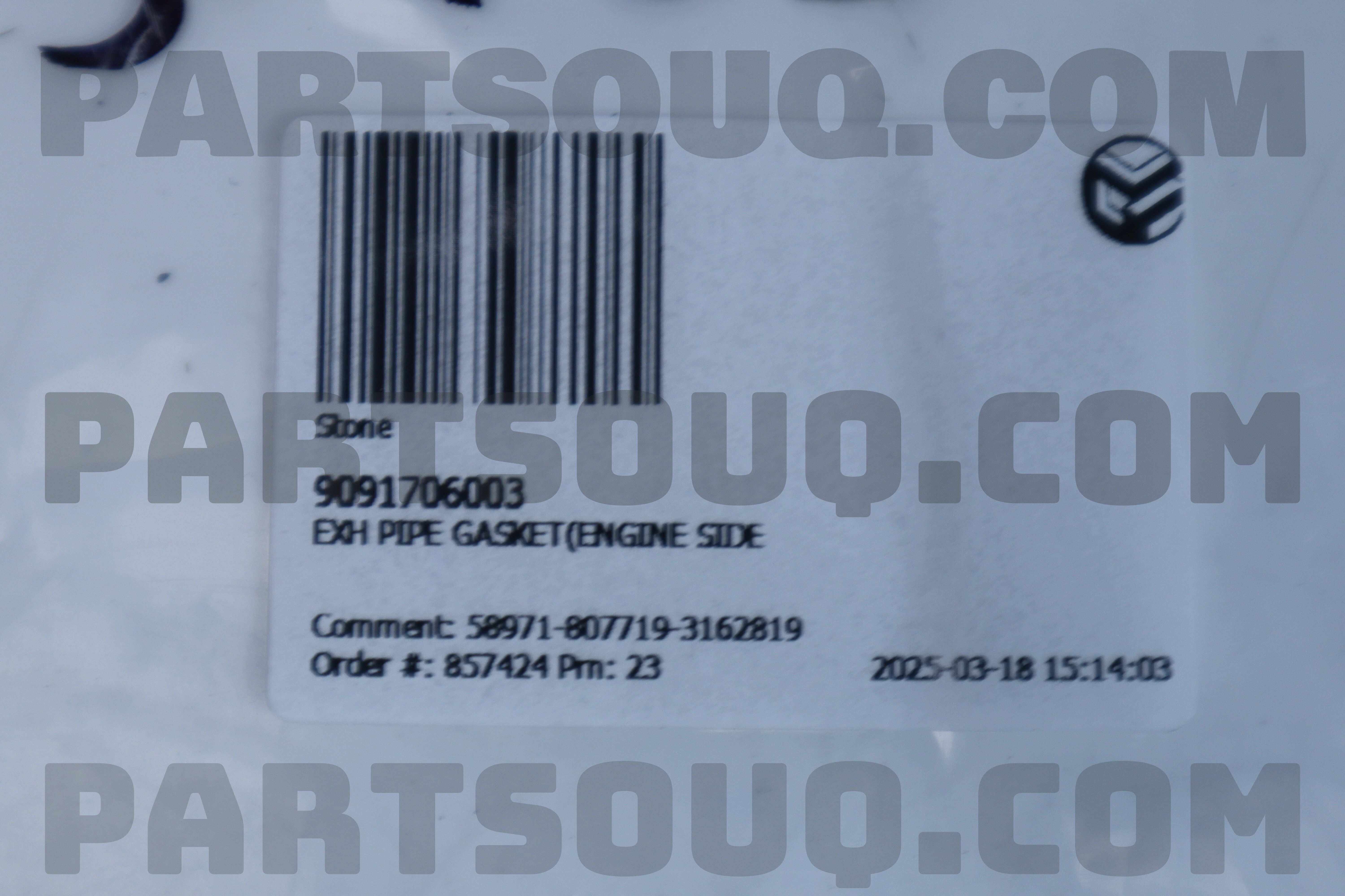 GASKET, EXHAUST PIPE 9091706056 | Toyota Parts | PartSouq