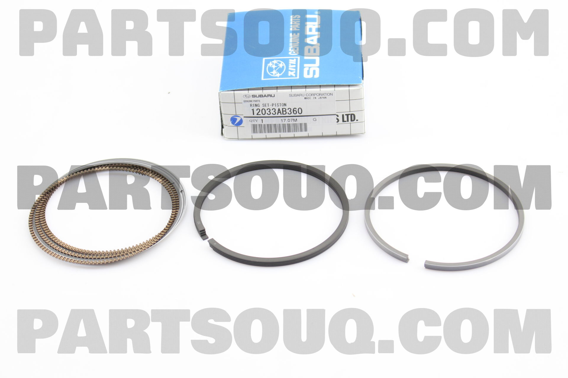 RING SET-PISTON 12033AB360 | Subaru Parts | PartSouq