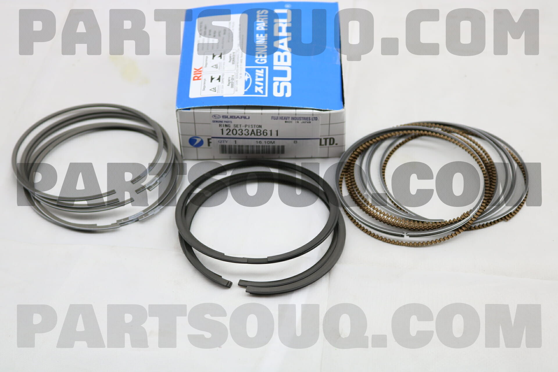 RING SET-PISTON 12033AB611 | Subaru Parts | PartSouq