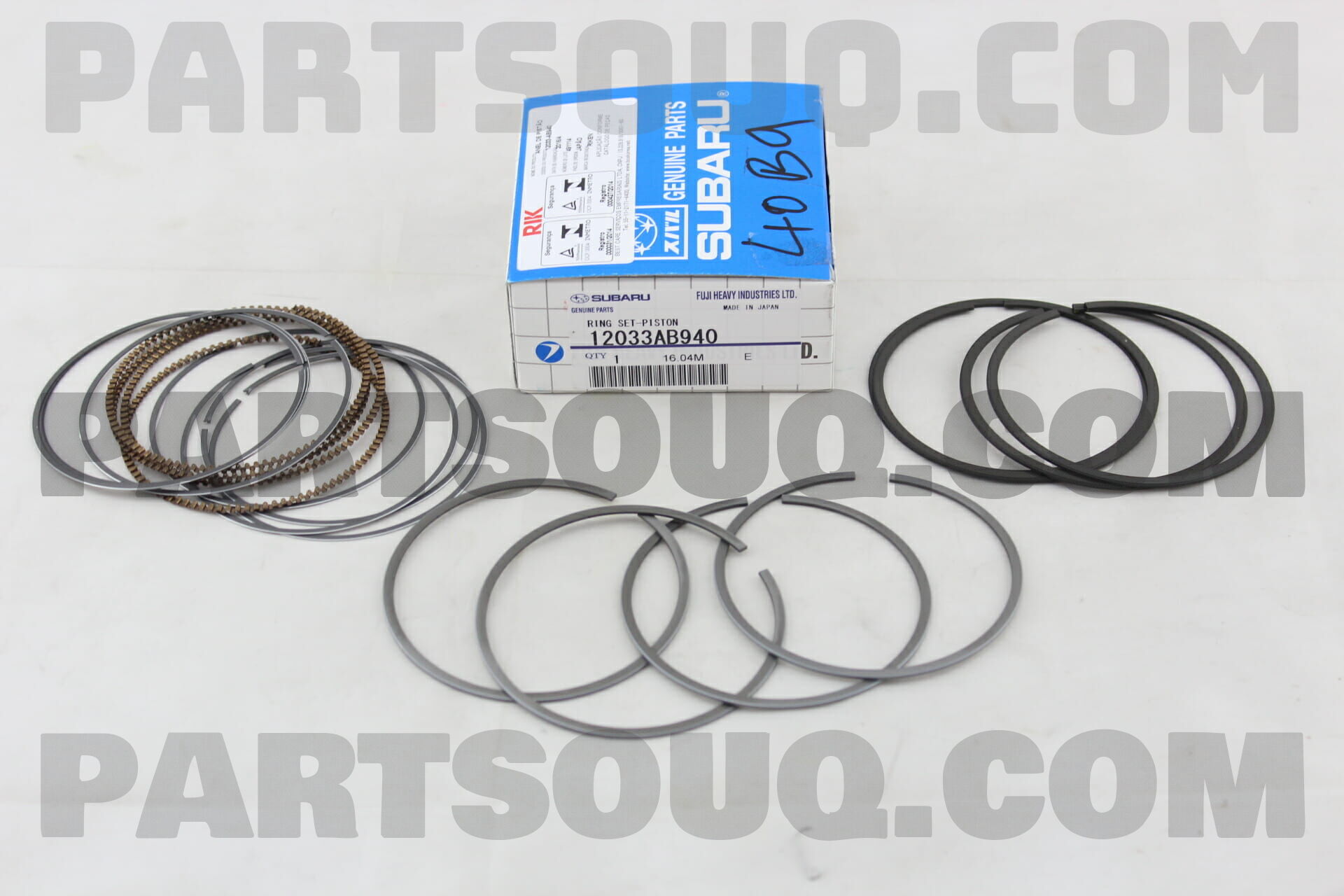 RING SET-PISTON 12033AB940 | Subaru Parts | PartSouq