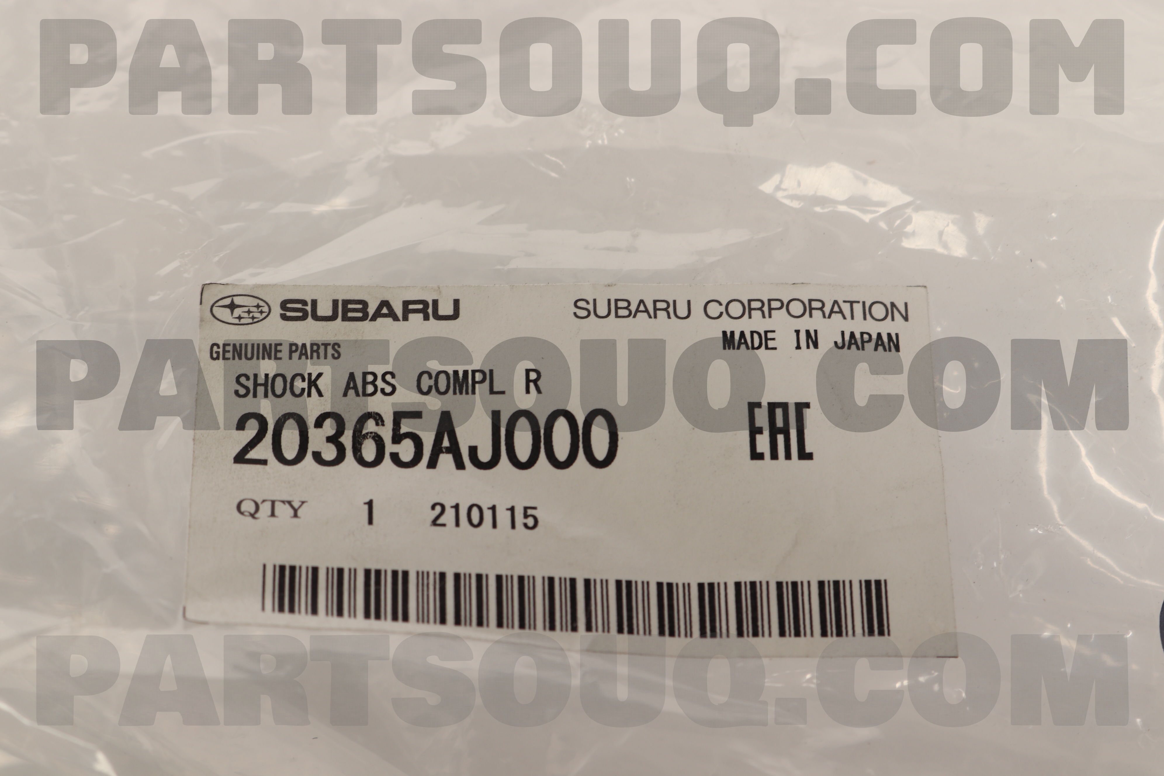SHOCK ABS COMPL R 20365AJ000 | Subaru Parts | PartSouq