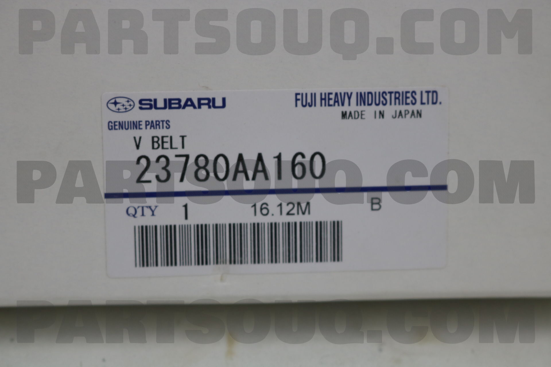 V BELT-21X4X2197 809221160 | Subaru Parts | PartSouq