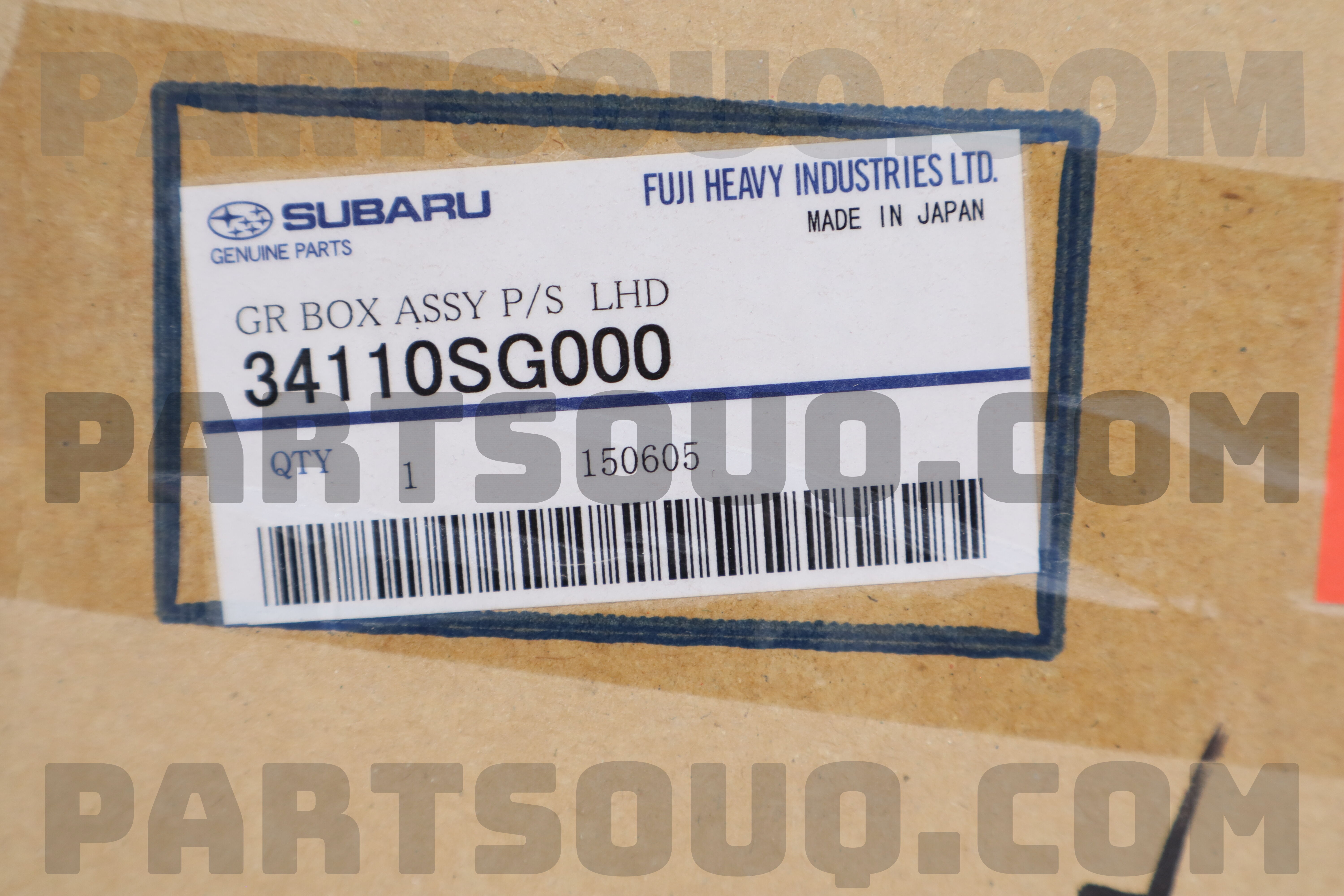 GR BOX ASSY P/S LHD 34110SG000 | Subaru Parts | PartSouq
