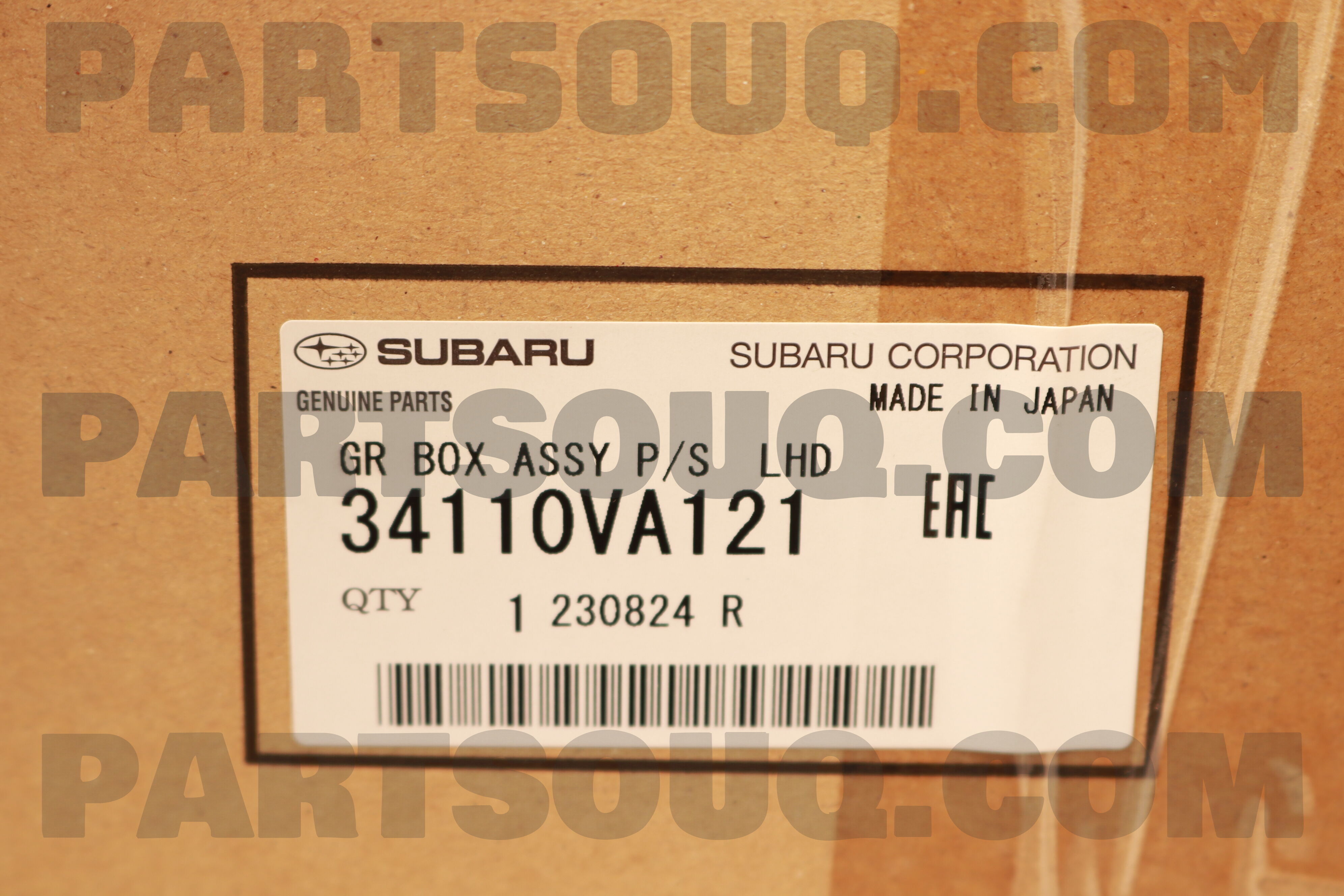 GR BOX ASSY P/S LHD 34110VA121 | Subaru Parts | PartSouq