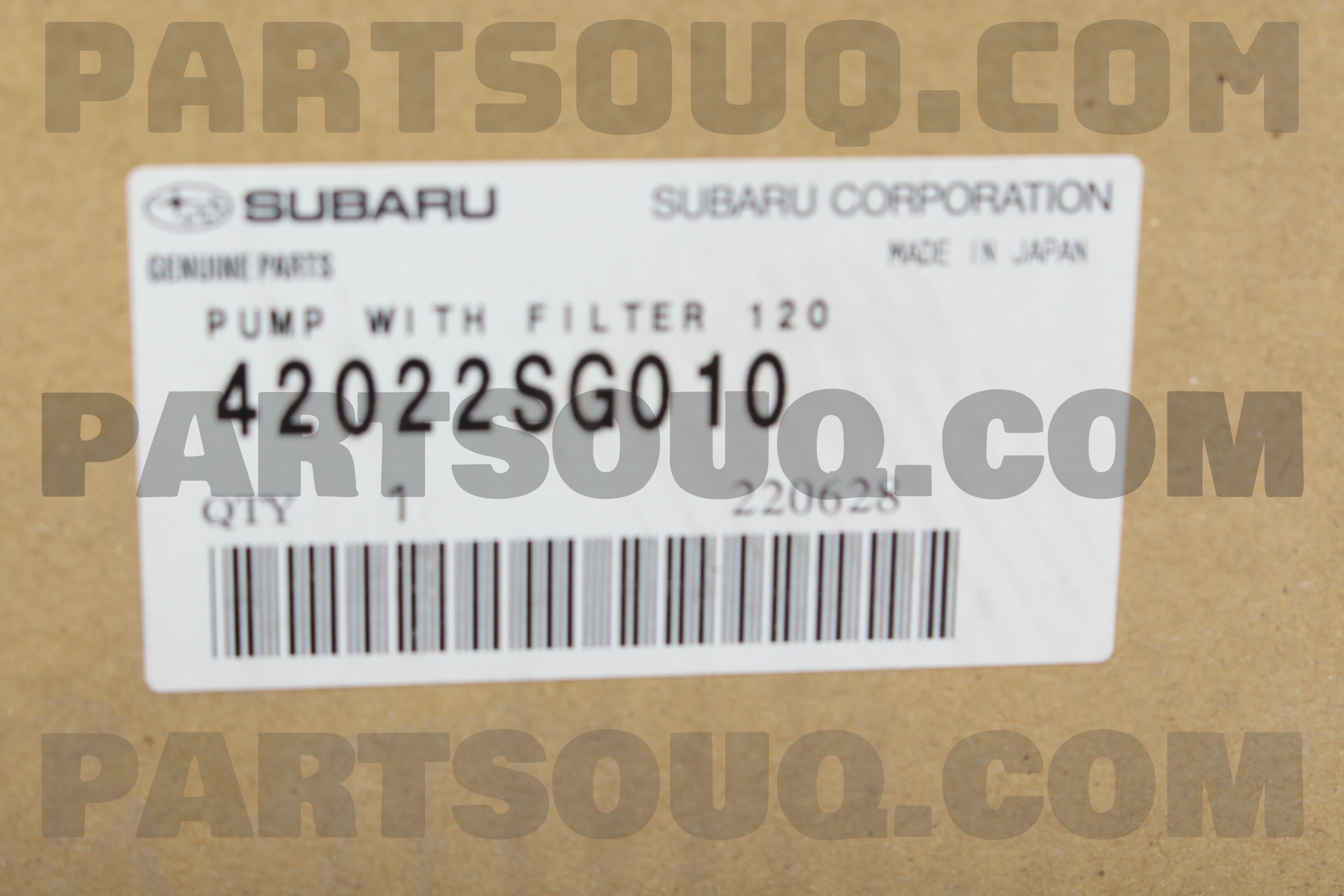 PUMP WITH FILTER 120 42022SG010 | Subaru Parts | PartSouq