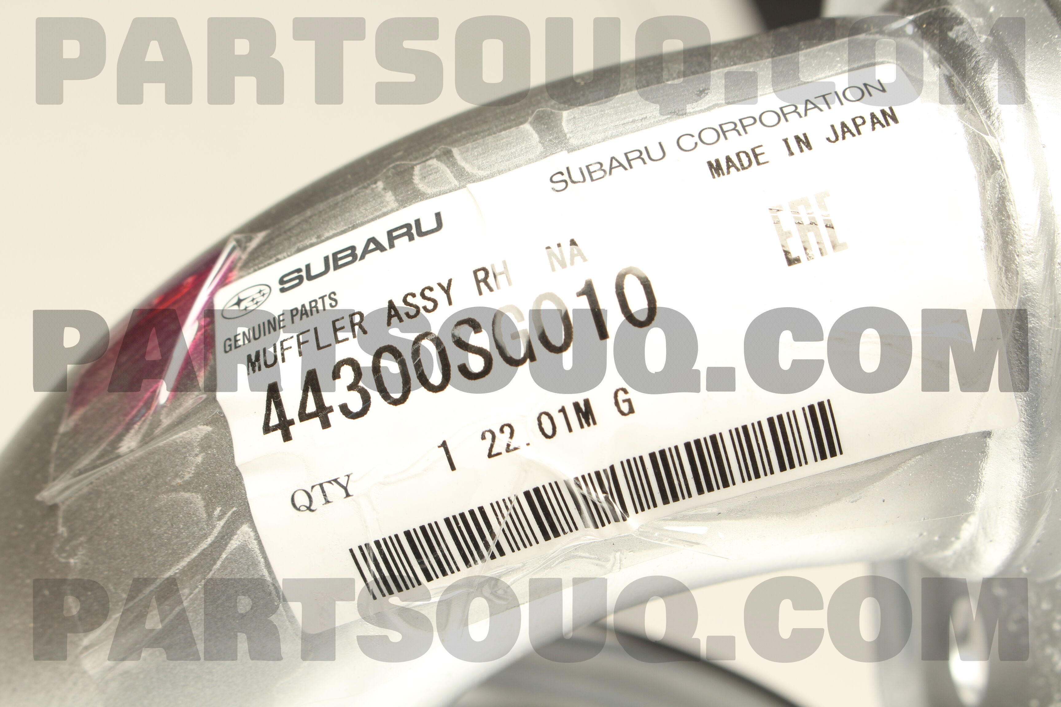MUFFLER ASSY RH NA 44300SG010 | Subaru Parts | PartSouq