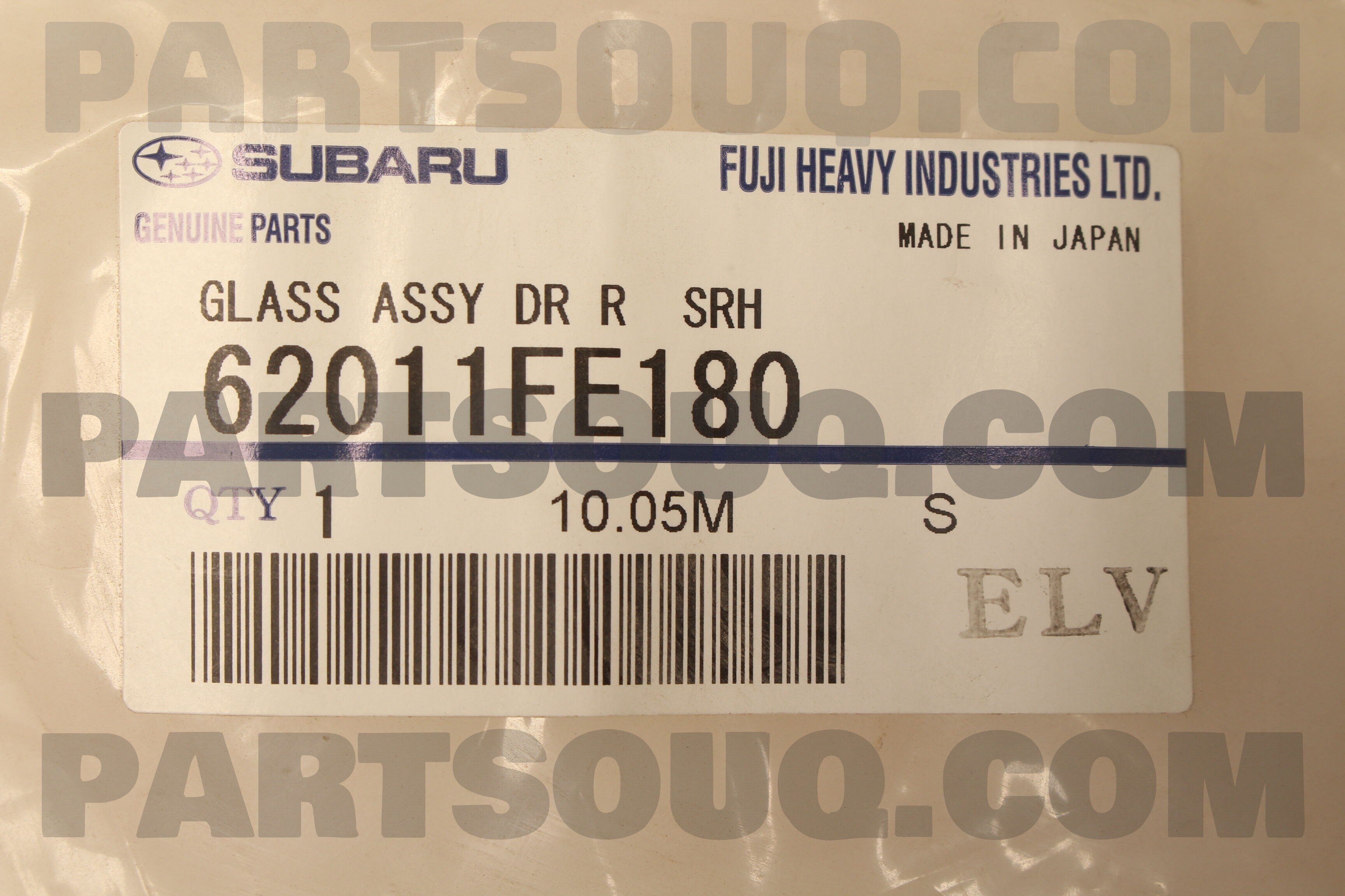 # SPD # GLASS ASSY DR R SRH 62011FE180 | Subaru Parts | PartSouq
