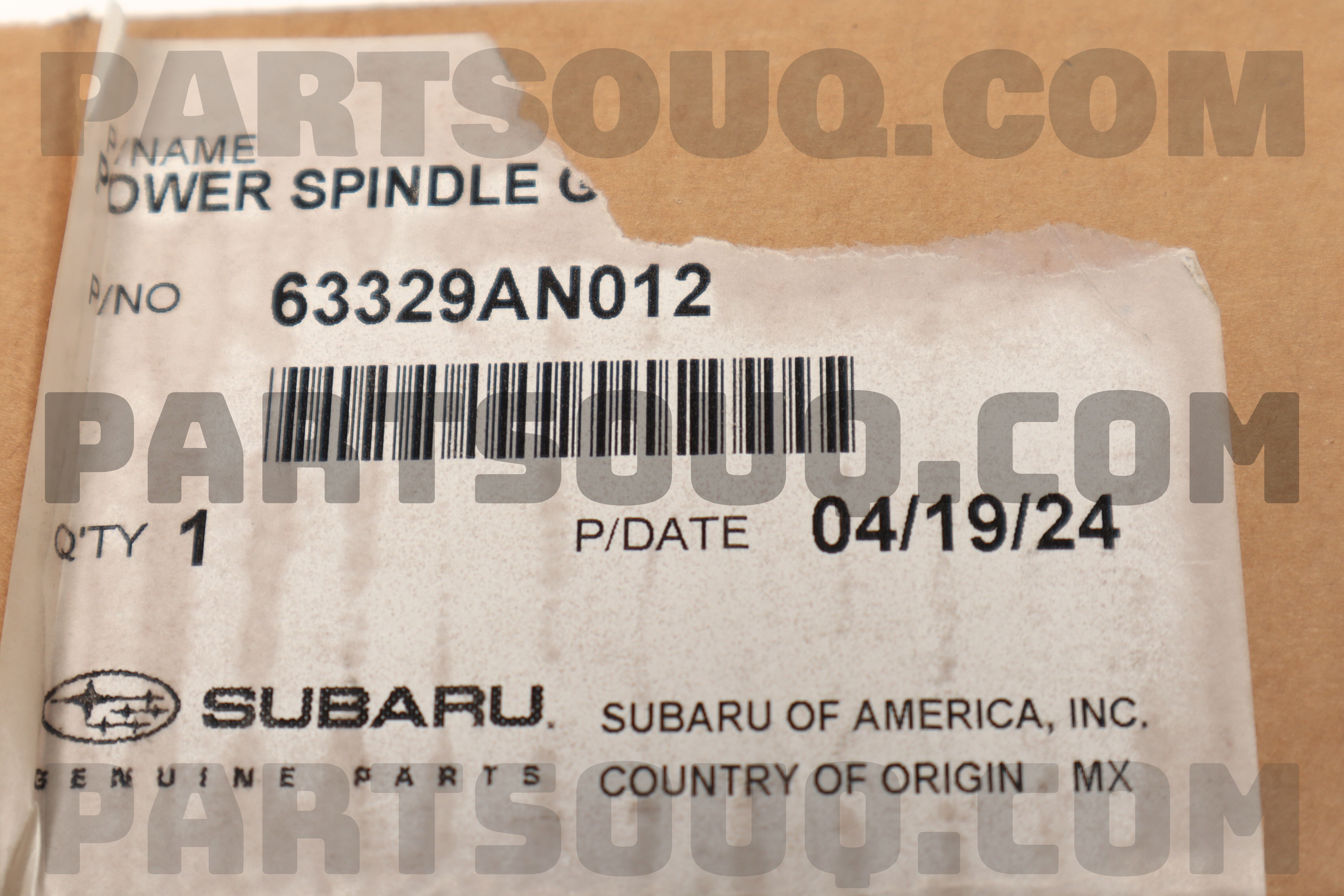DRIVE UNIT AY LH 63329AN012 | Subaru Parts | PartSouq