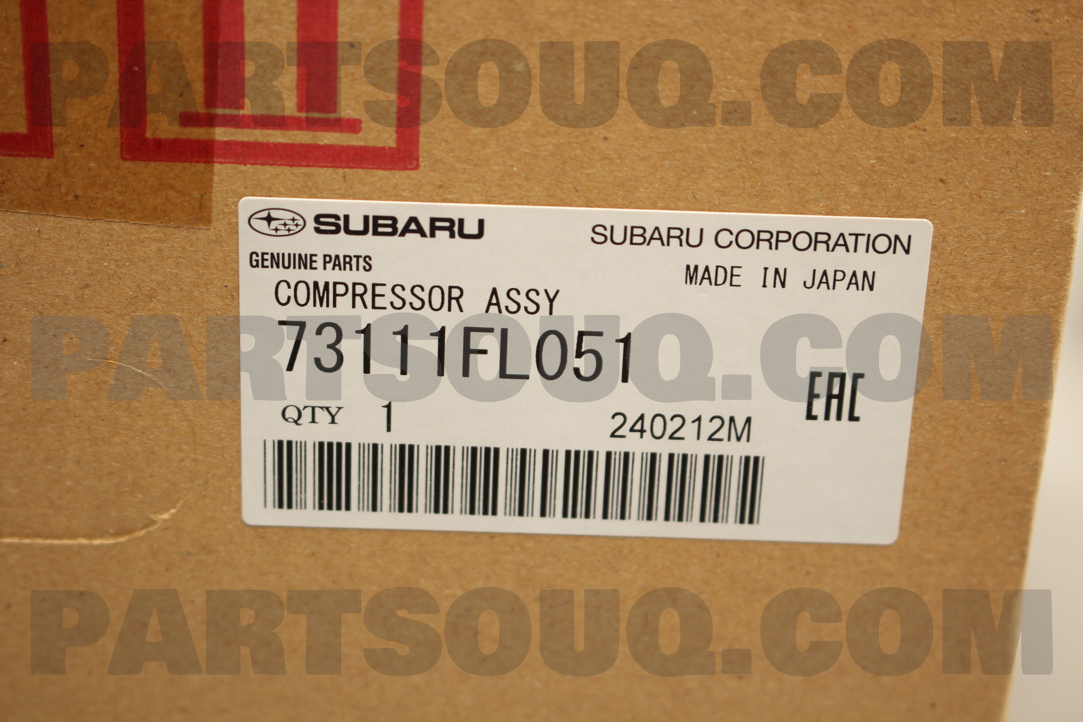 COMPRESSOR ASSY VJ 73111FL010 | Subaru Parts | PartSouq COMPRESSOR ASSY VJ 73111FL010 | Subaru Parts | PartSouq