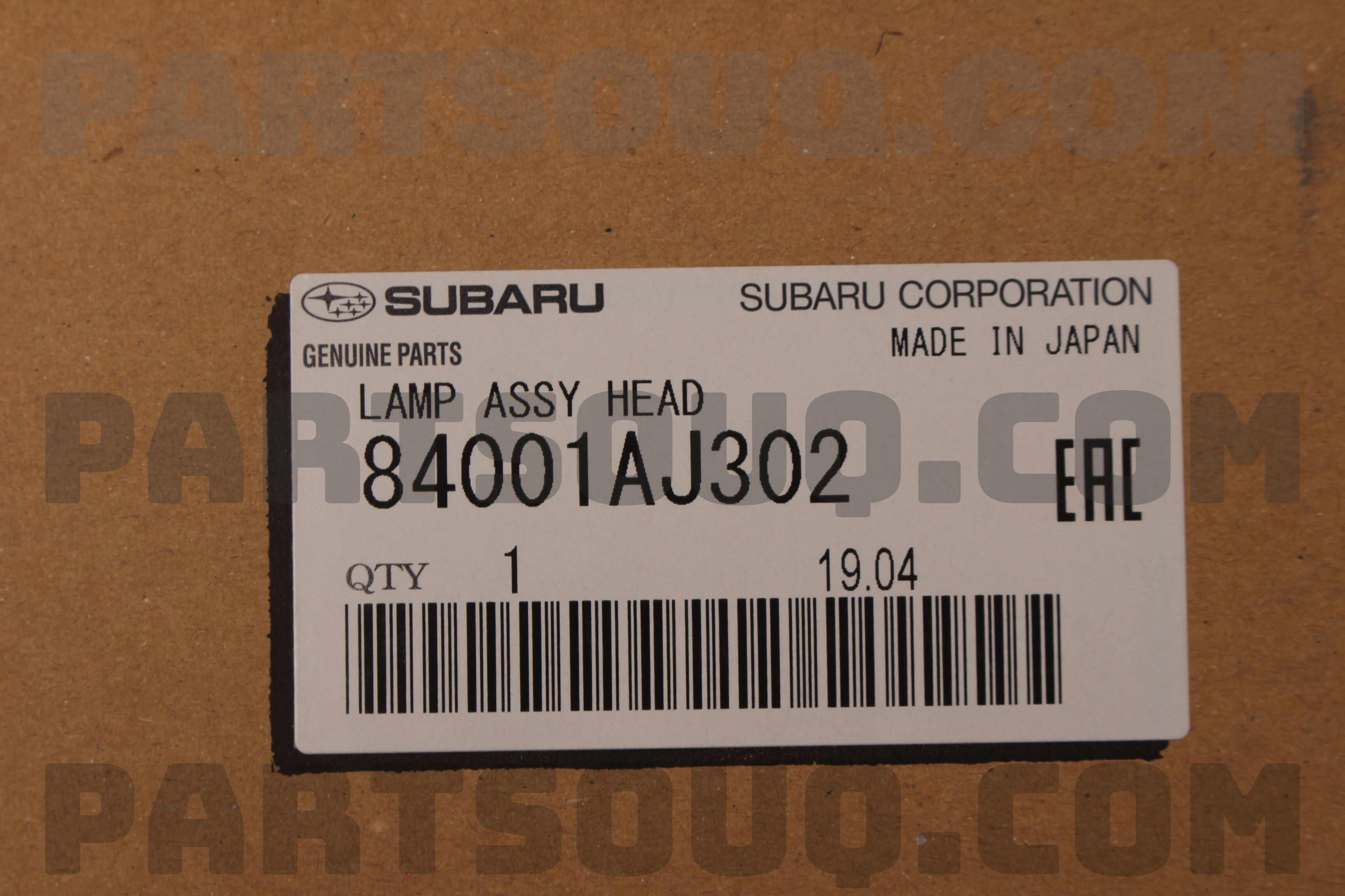 LAMP ASSY HEAD HLR 84001AJ300 | Subaru Parts | PartSouq