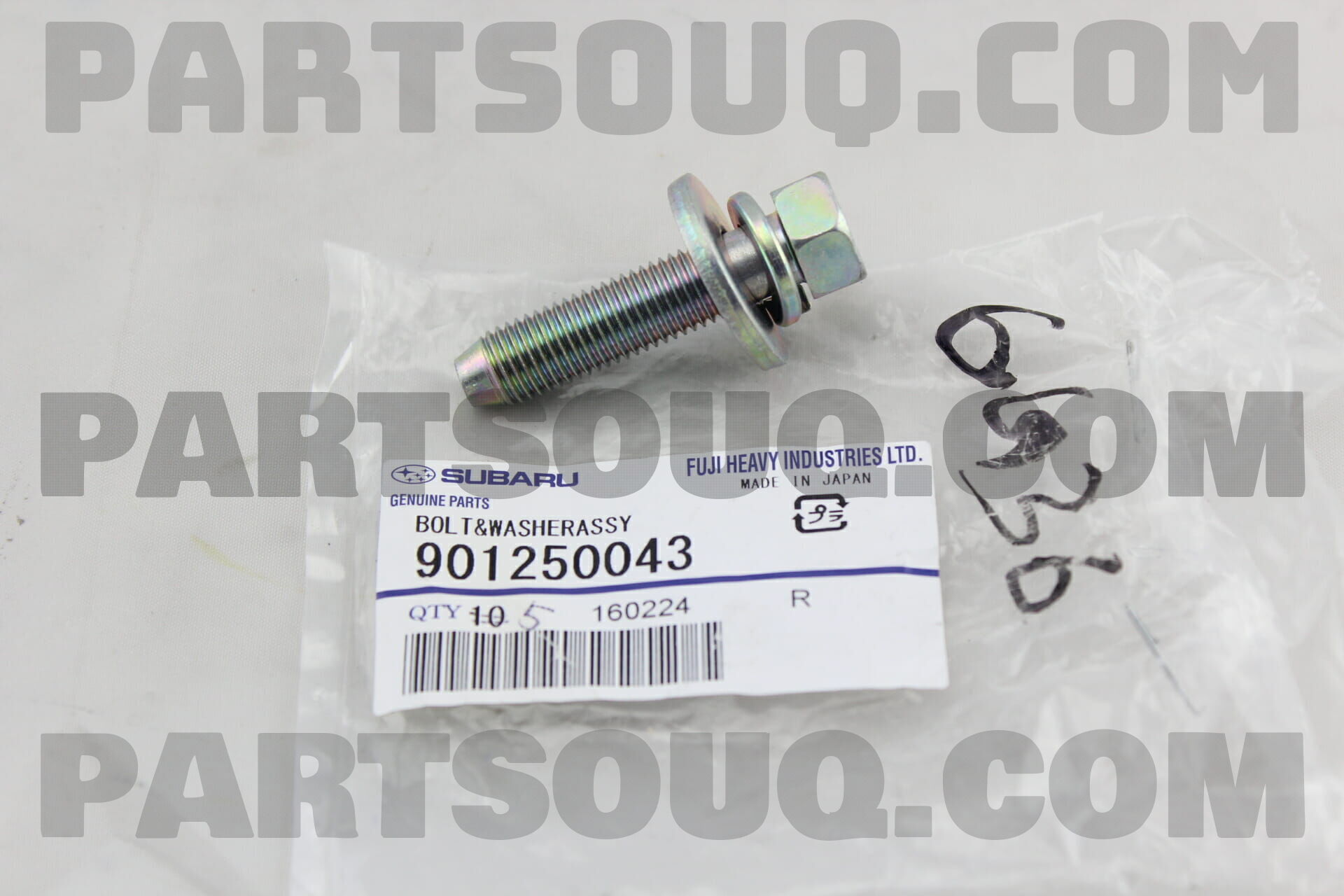 BOLT&WASHERASSY 901250043 | Subaru Parts | PartSouq