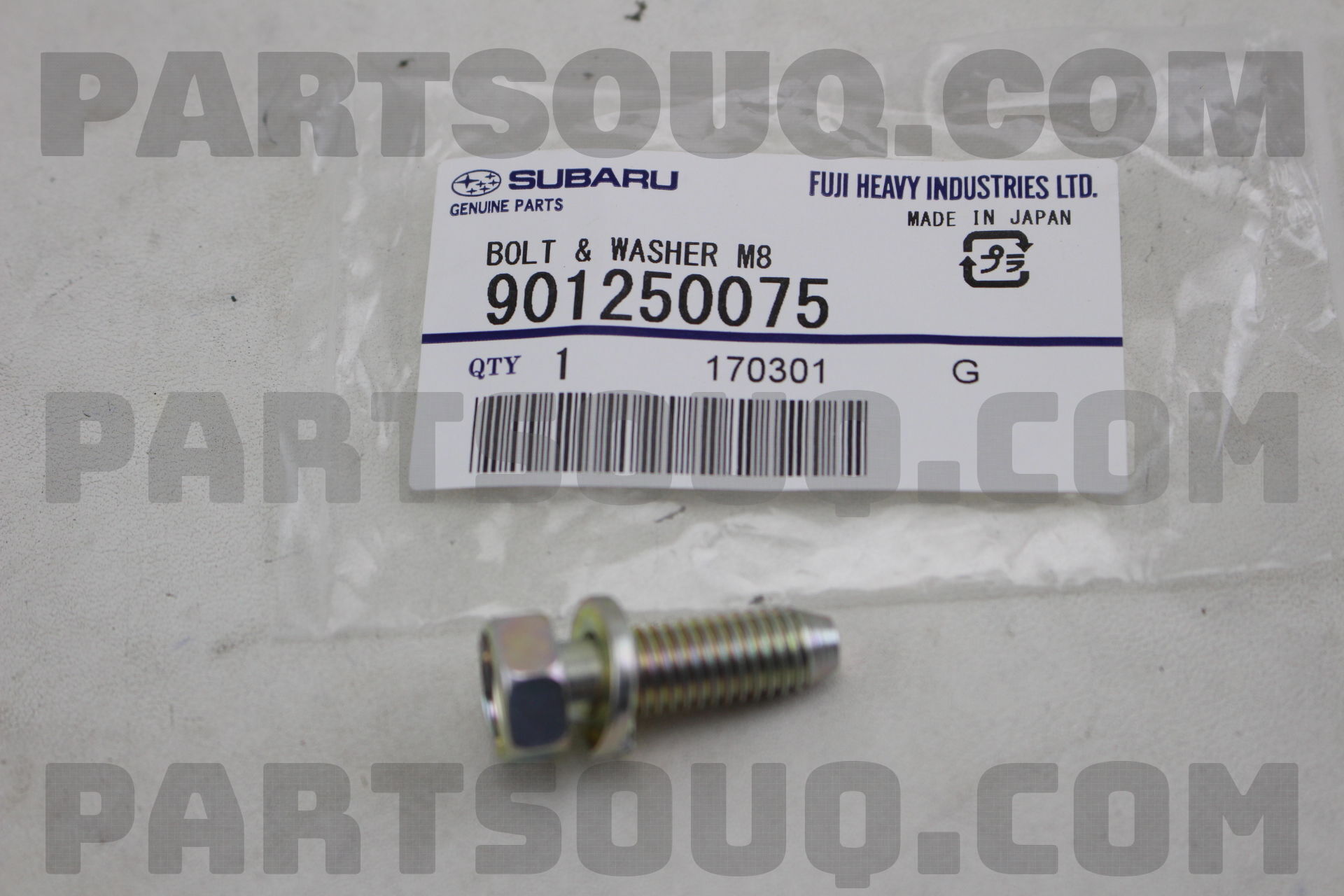 BOLT&WASHER AY 012308250 | Subaru Parts | PartSouq