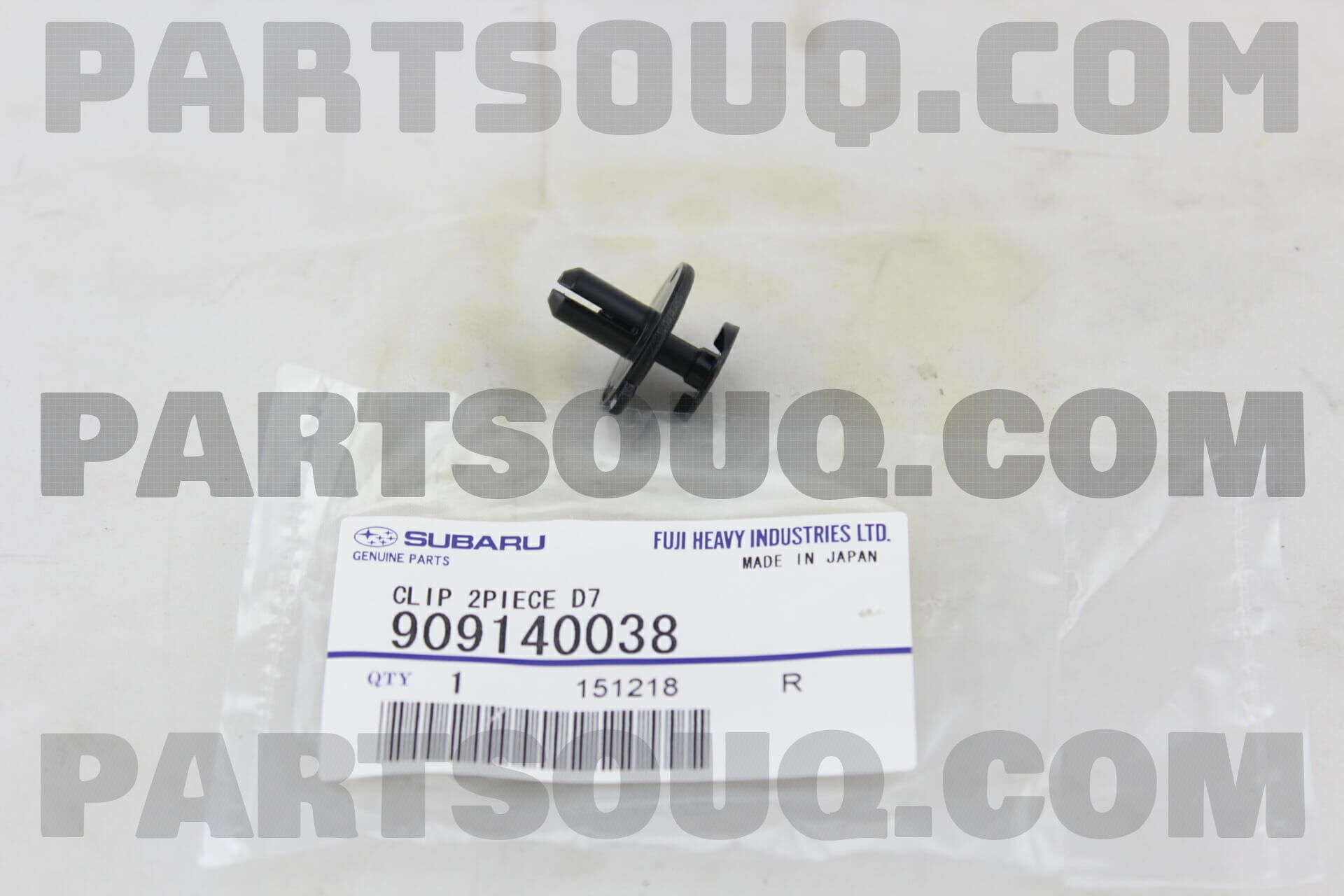 CLIP 2PIECE D7 909140038 | Subaru Parts | PartSouq