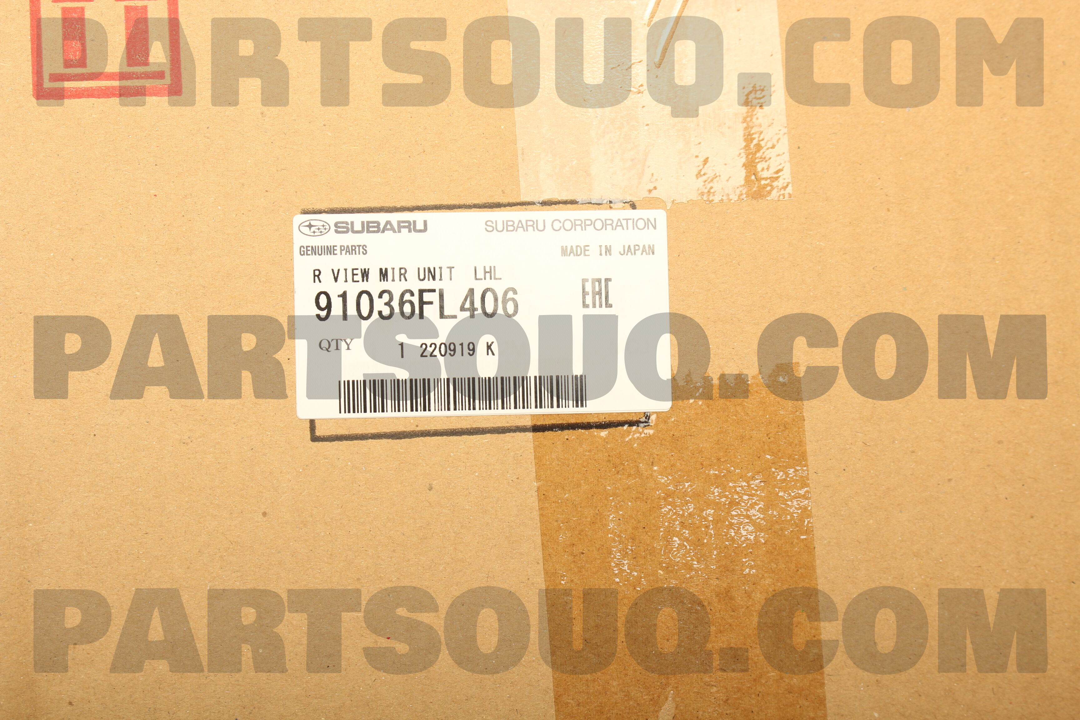 R VIEW MIR UNIT LHL 91036FL403 | Subaru Parts | PartSouq