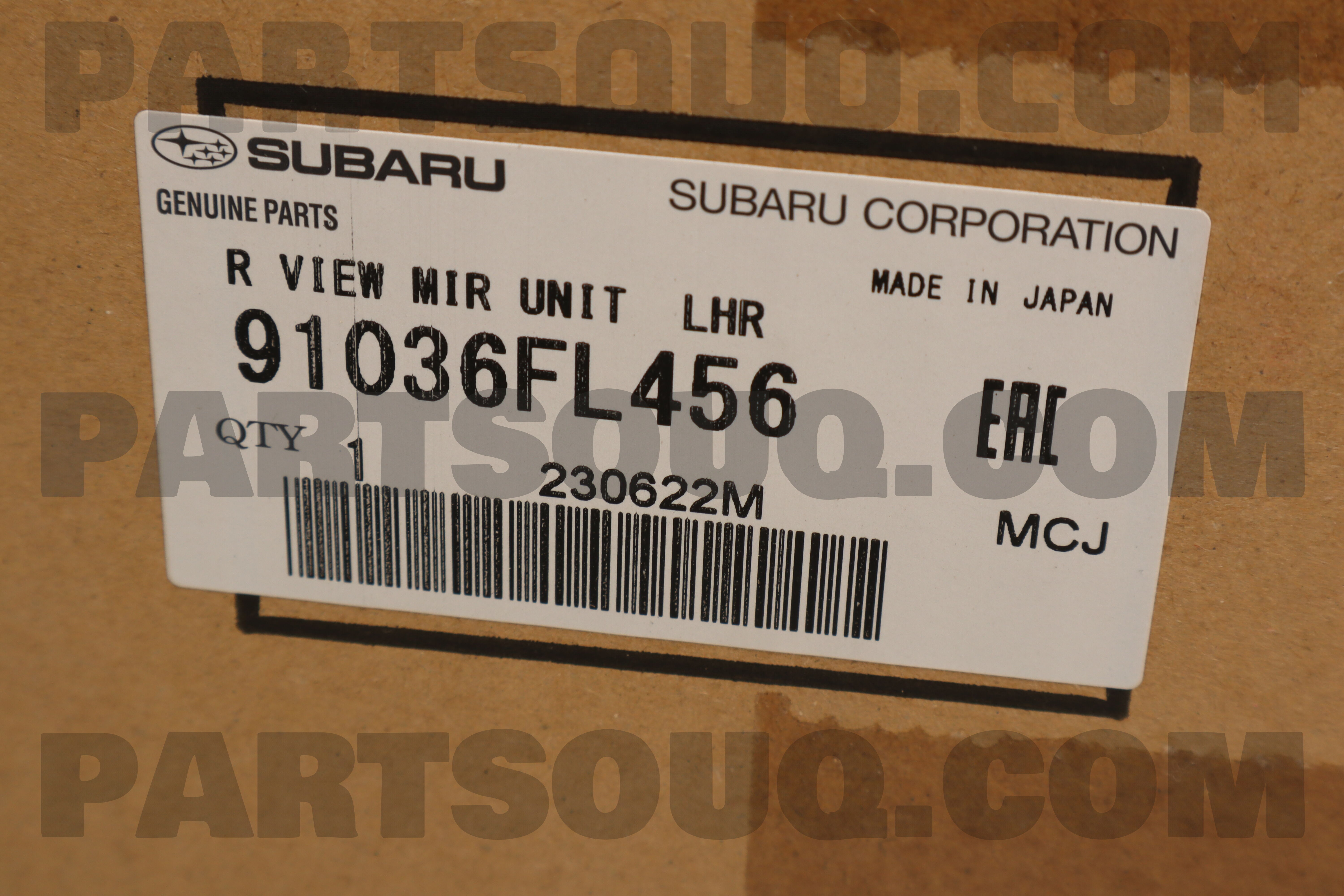 R VIEW MIR UNIT LHR 91036FL456 | Subaru Parts | PartSouq