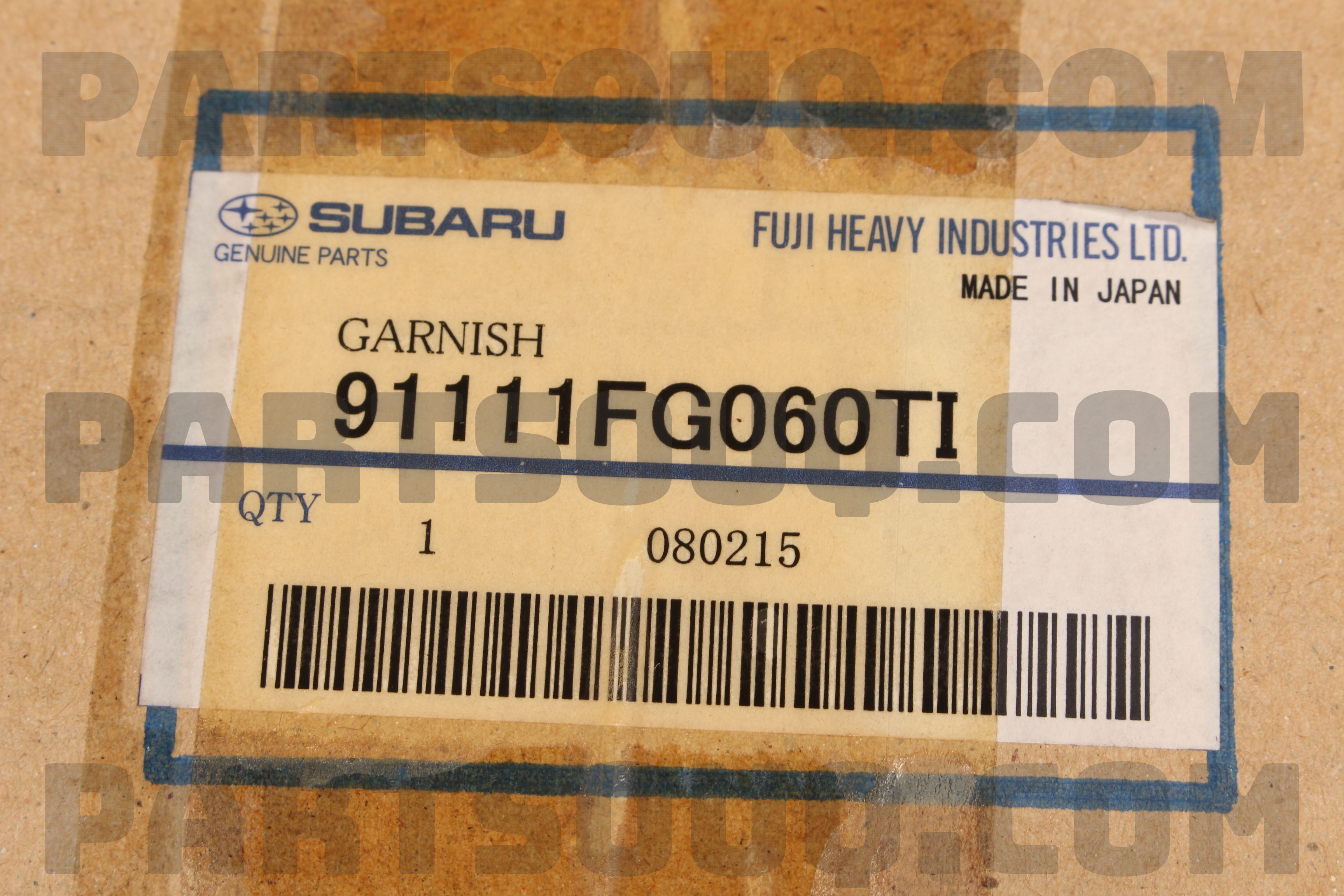 GARNISH 91111FG060RL | Subaru Parts | PartSouq