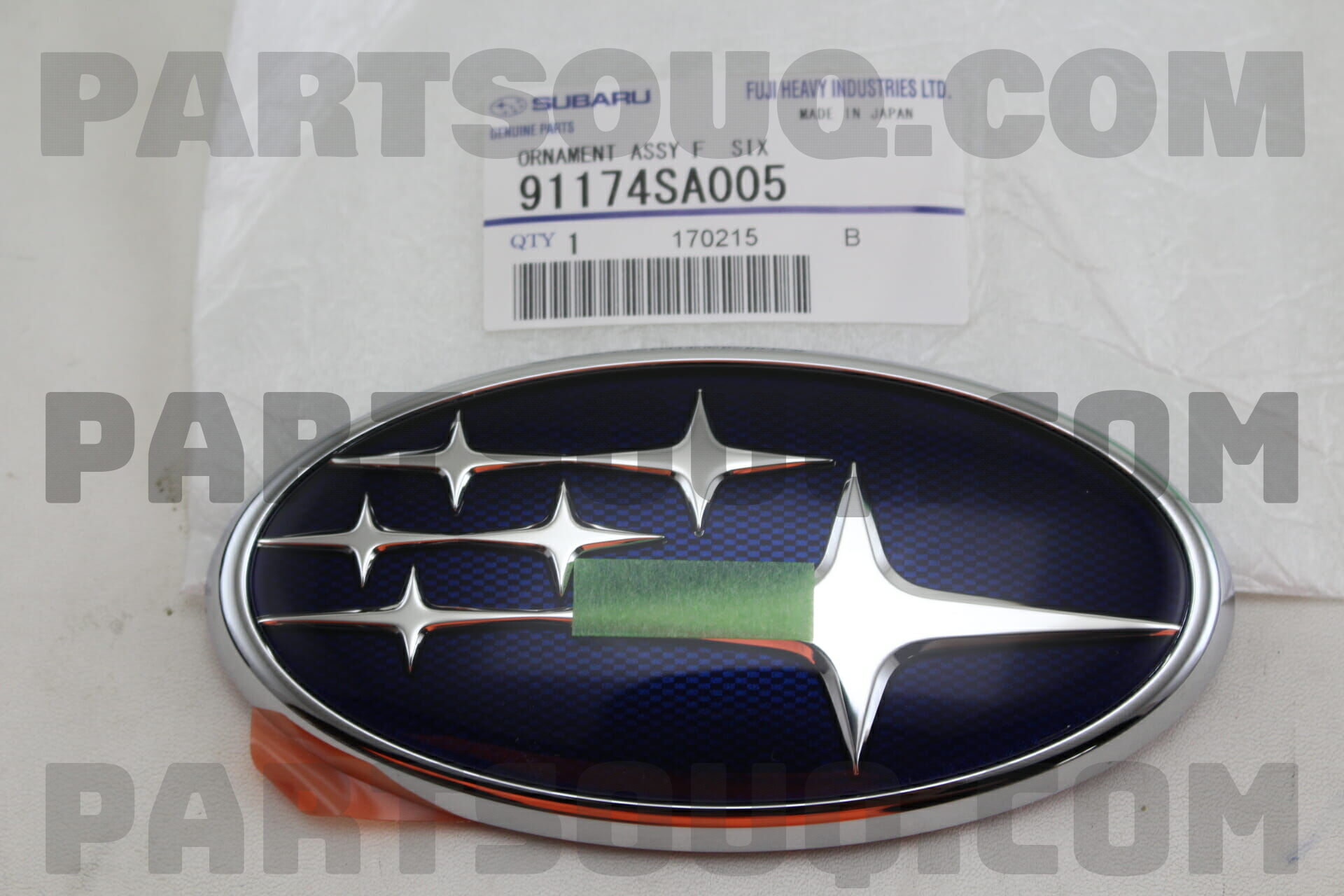 ORNAMENT ASSY F SIX 91174SA005 | Subaru Parts | PartSouq