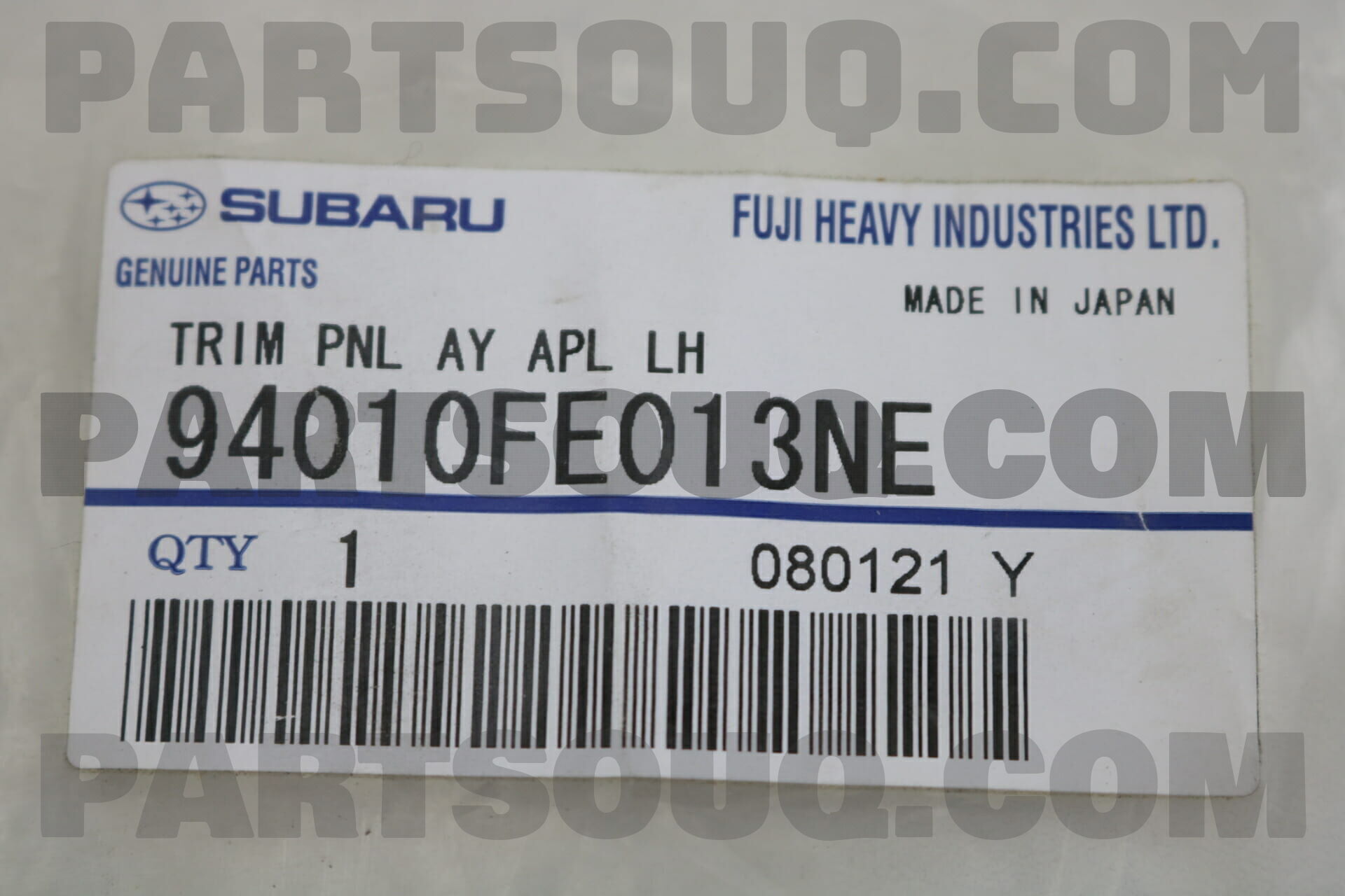 TRIM PNL AY A PL LH 94010FE012NE | Subaru Parts | PartSouq