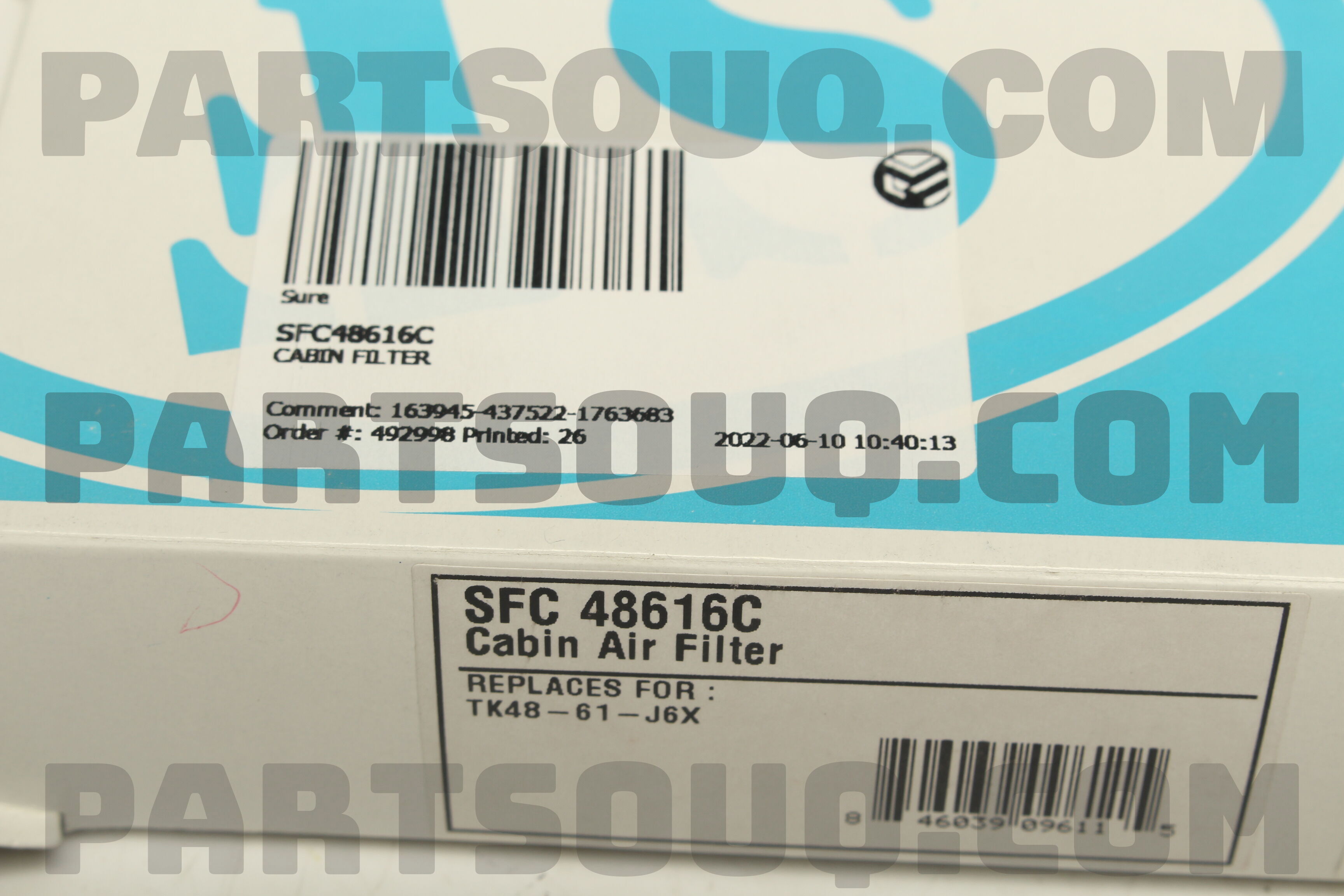 FILTER ,COOLING UNIT TK4861J6X | Mazda Parts | PartSouq